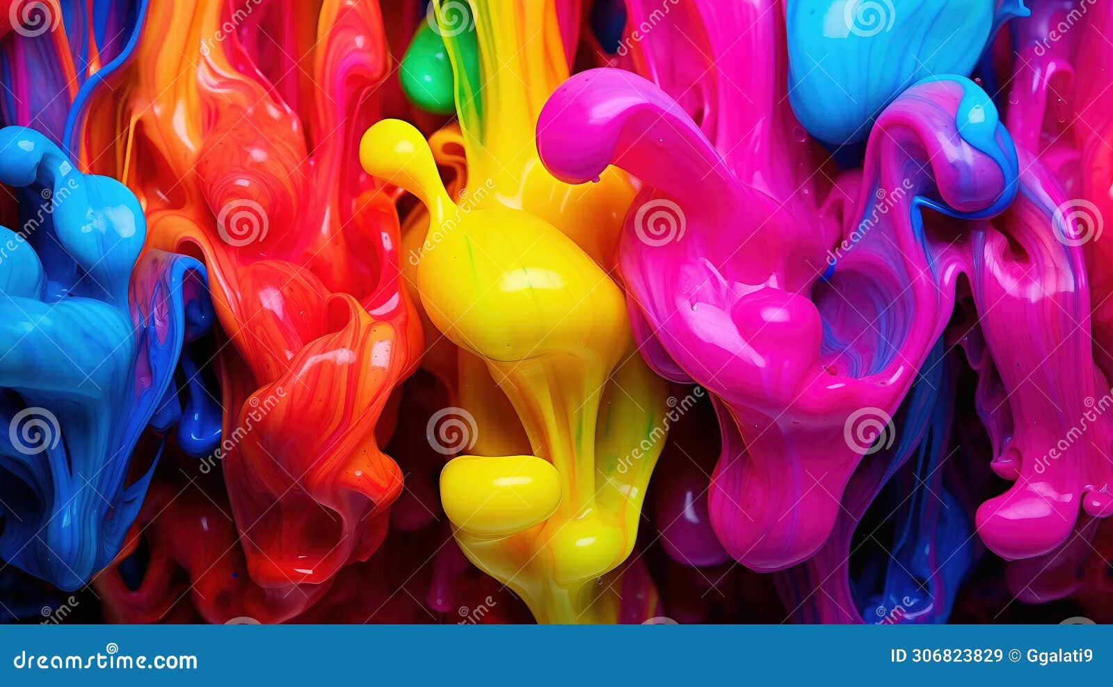 Modern Splashes Liquid Falling Down, Wallpaper Design Stock ...