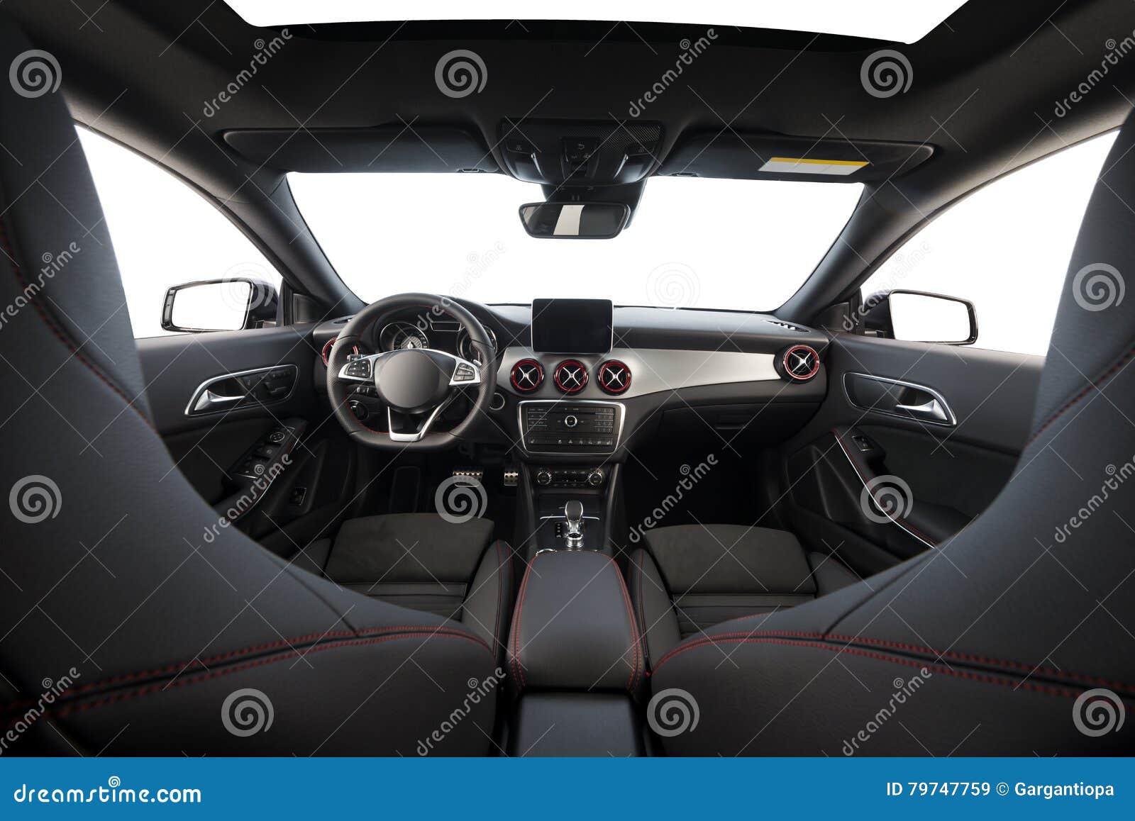 Modern sport car interior stock image. Image of modern - 79747759