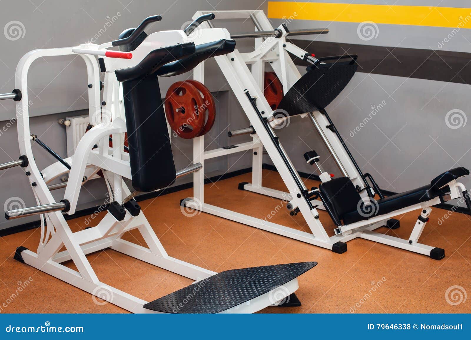 Modern sport machines stock photo. Image of care, recreation - 79646338