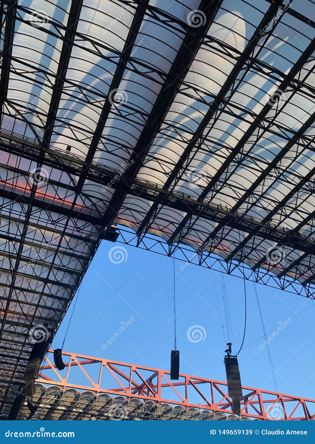 Modern Sport Stadium Structure Stock Image - Image of architetture ...