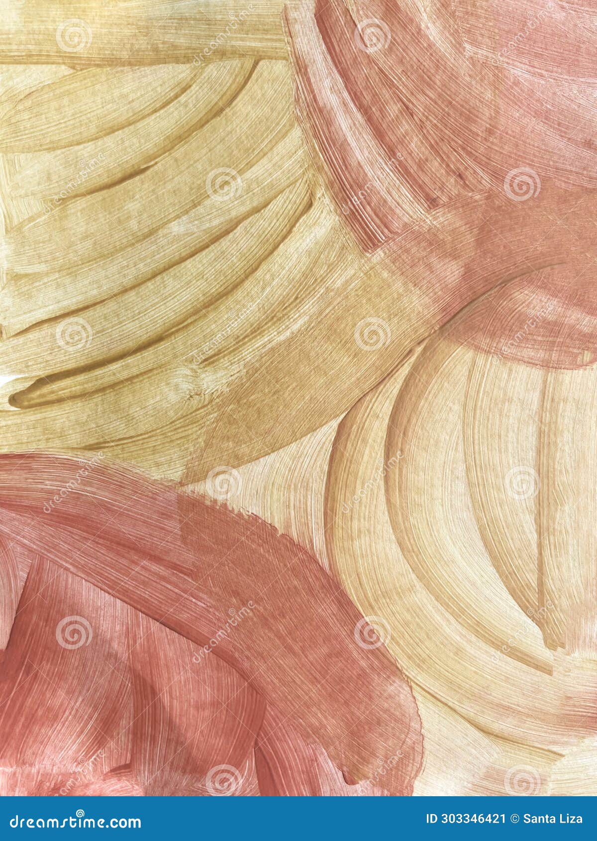 Modern Spring Landscape. Abstract Art. Stock Illustration ...