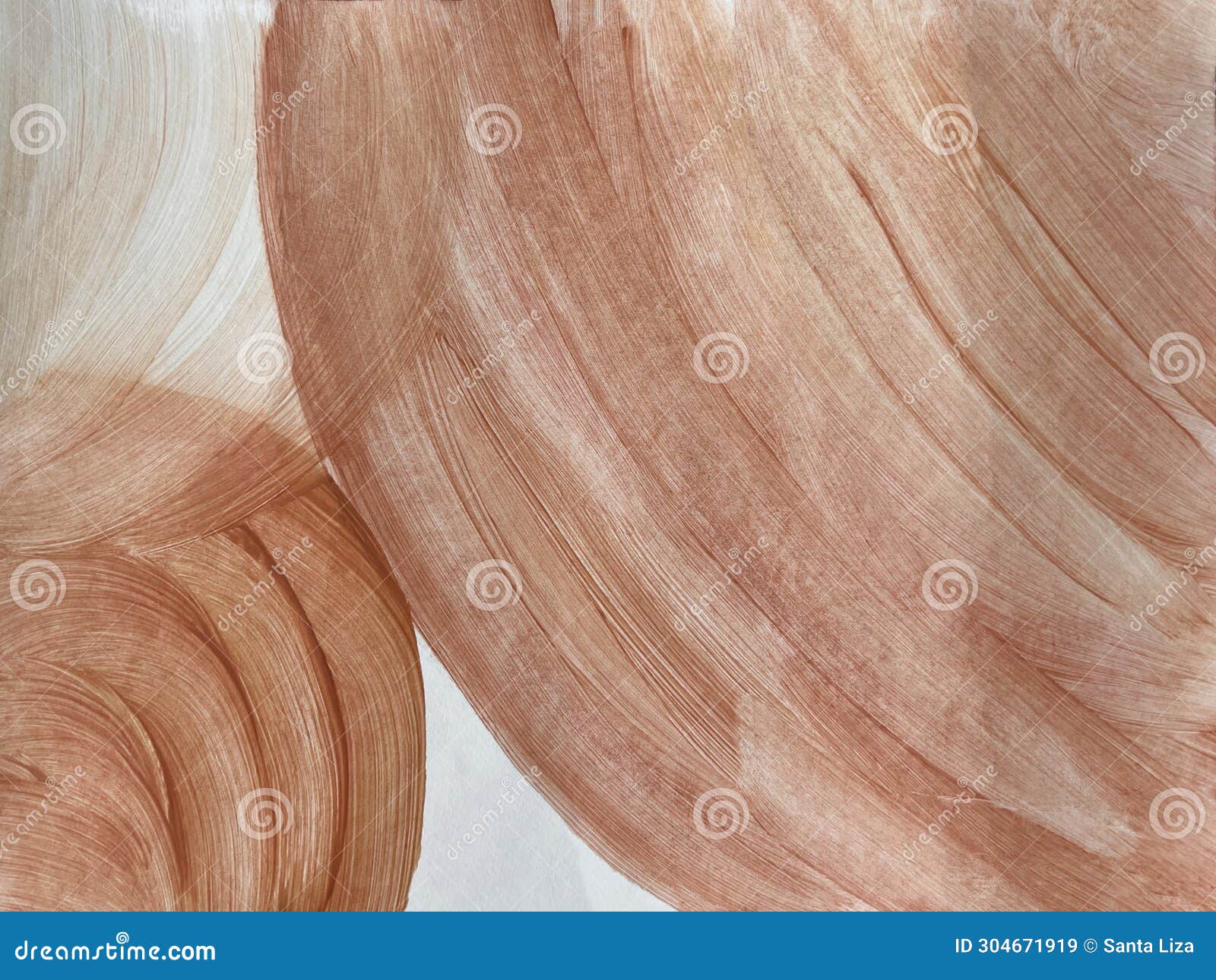 Modern Spring Landscape. Abstract Art Stock Illustration - Illustration ...