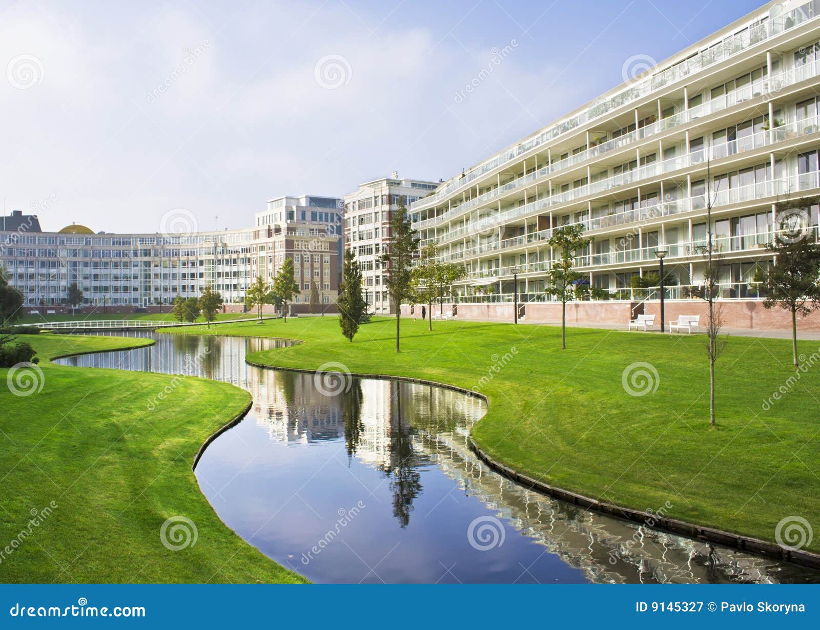 Modern square stock image. Image of tree, flat, real, centre - 9145327