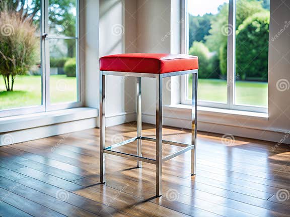 Modern Square Bar Stool a Study in Minimalist Design with Rule of ...