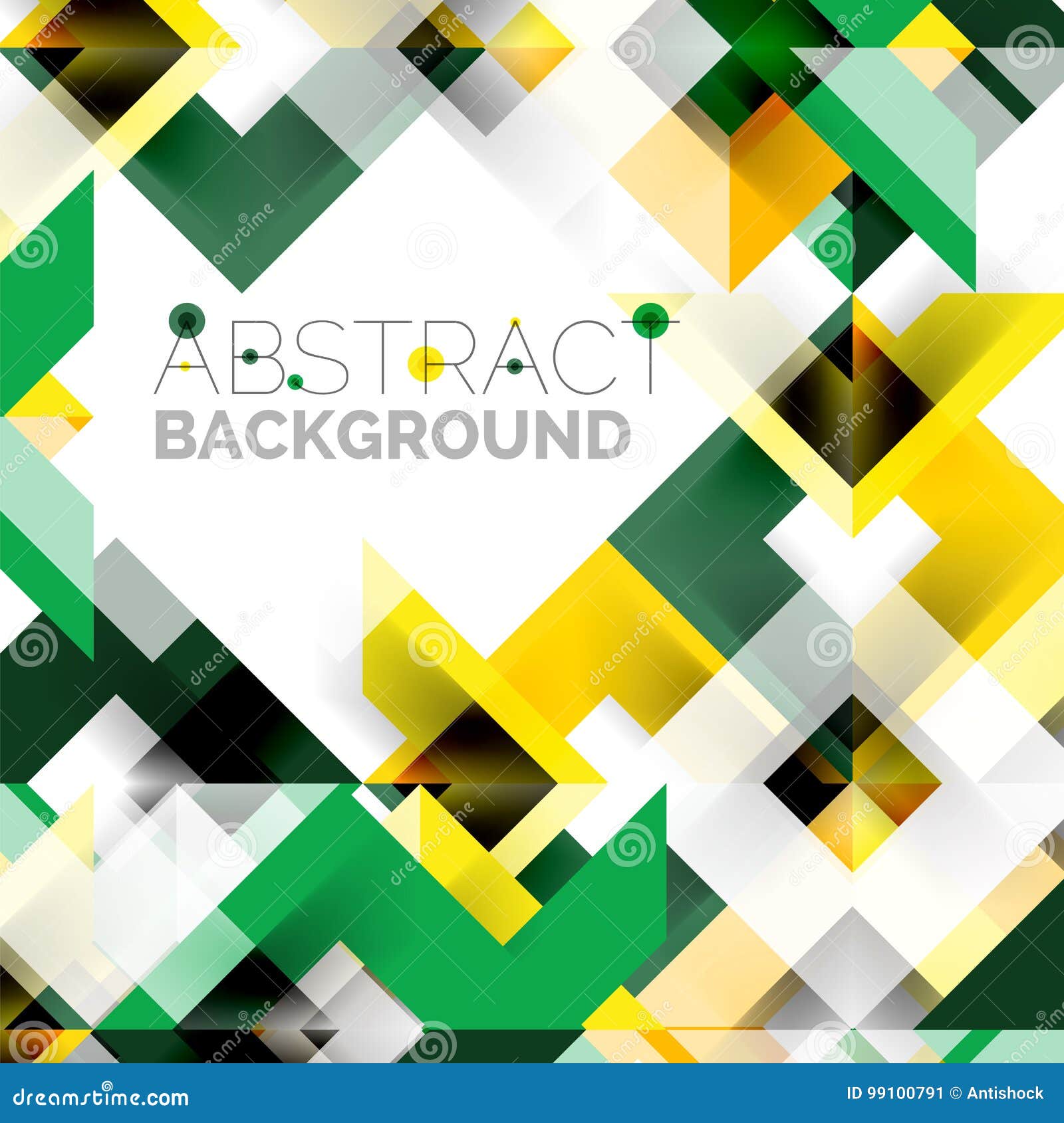 Modern Square Geometric Pattern Design on White Stock Vector ...