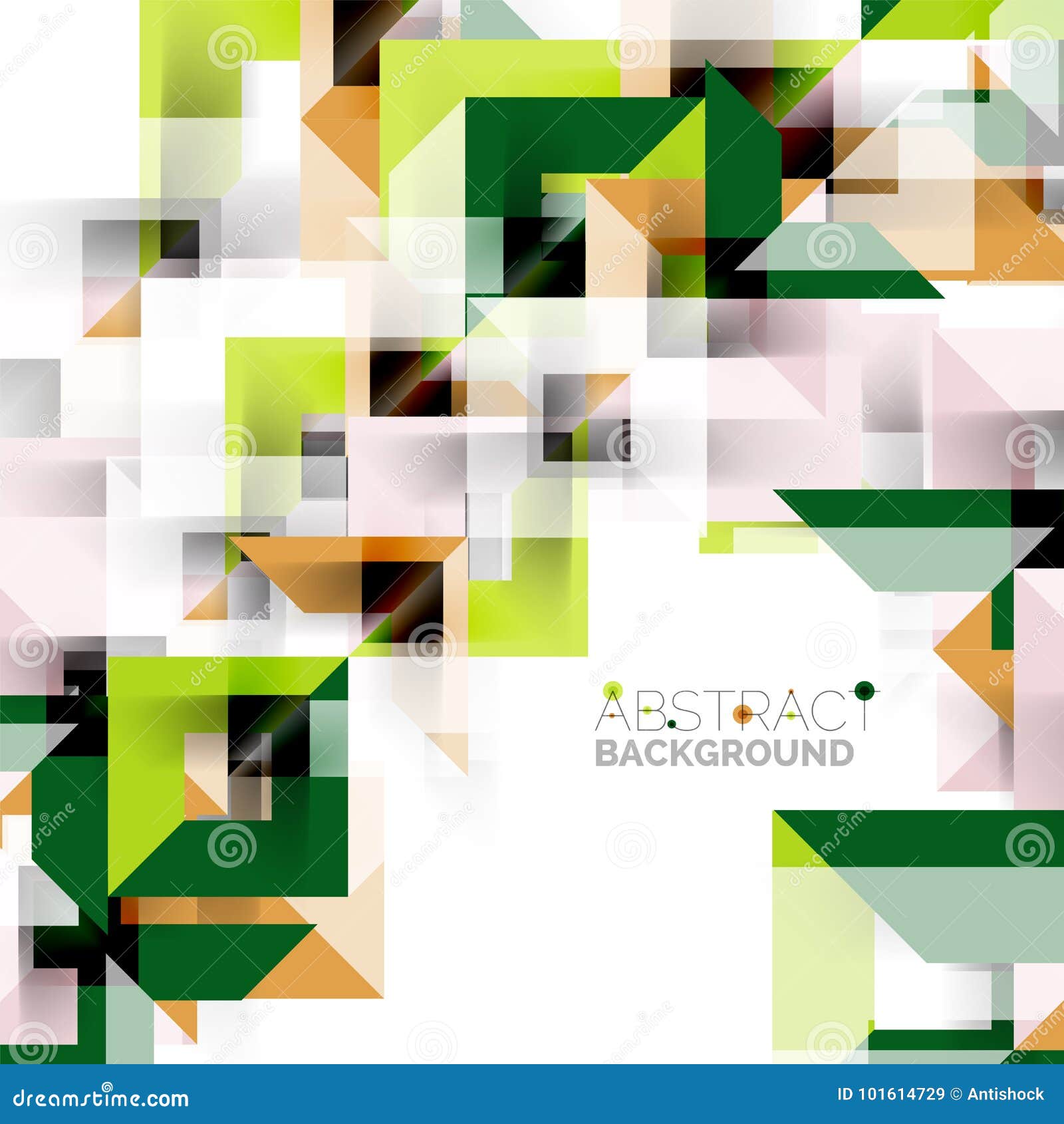 Modern Square Geometric Pattern Design on White Stock Vector ...