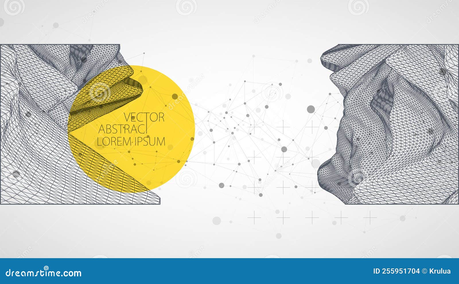 Modern Square Science or Technology Elements. Trendy Abstract ...