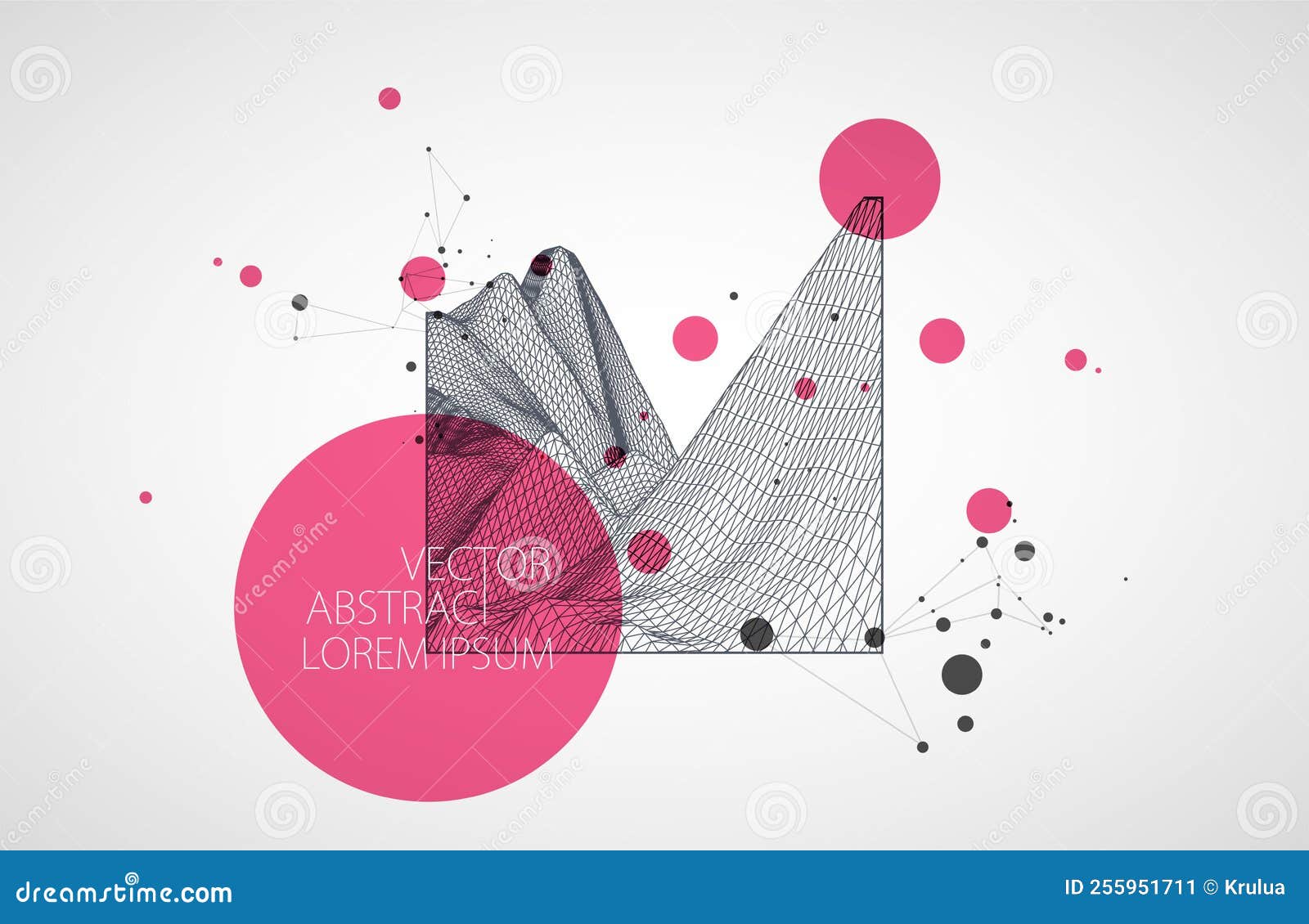 Modern Square Science or Technology Elements. Trendy Abstract ...