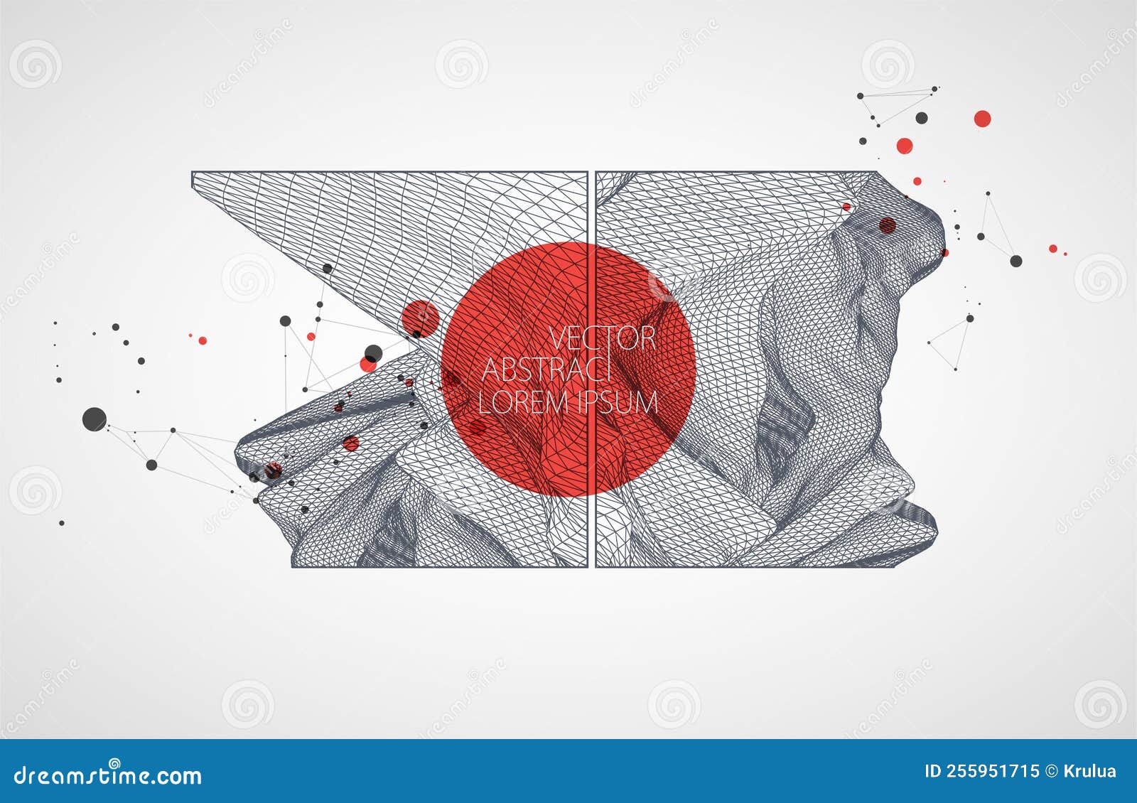 Modern Square Science or Technology Elements. Trendy Abstract ...