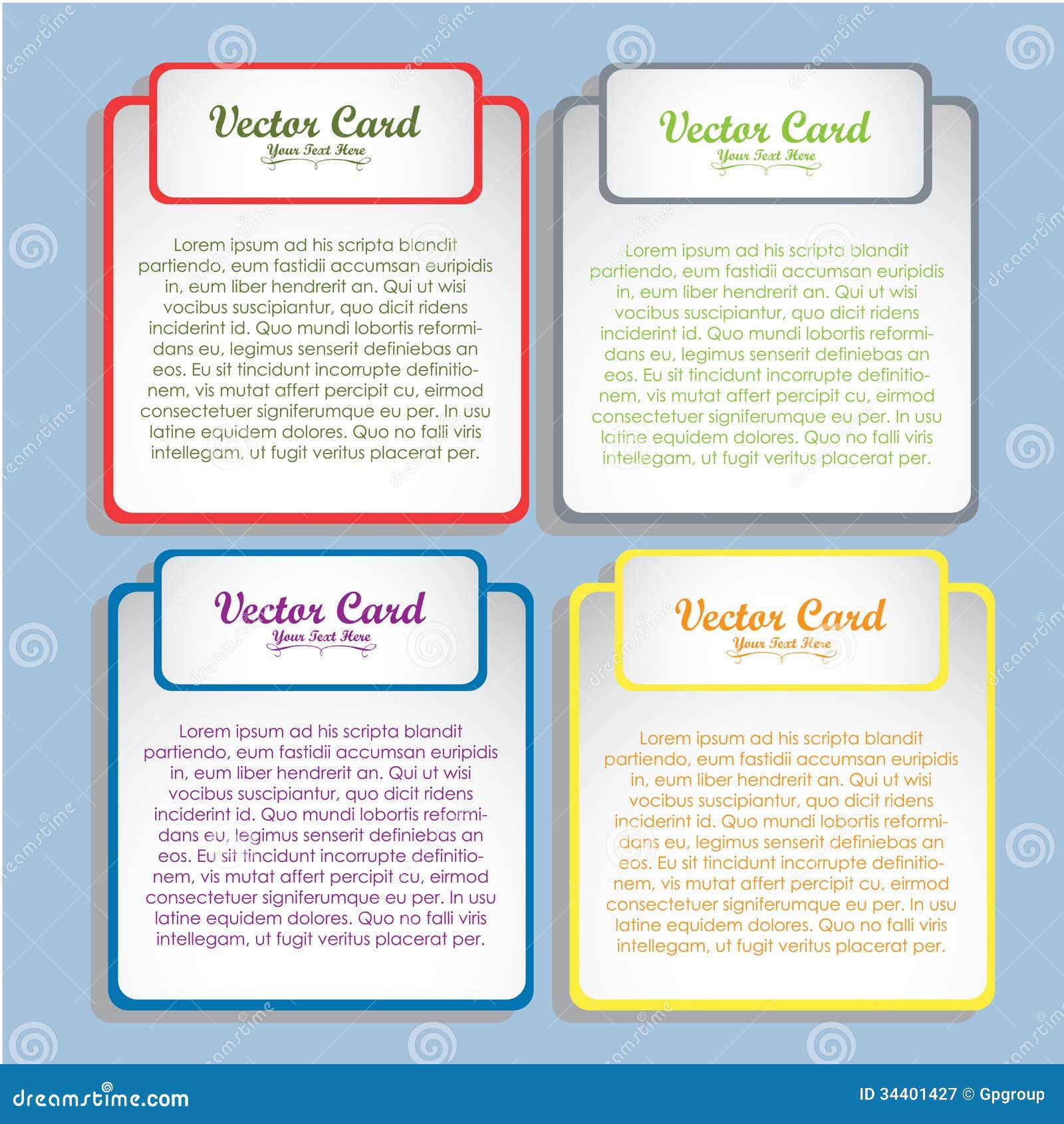 Square Text Infographic, Ui Kit. Templates For Business Vector ...