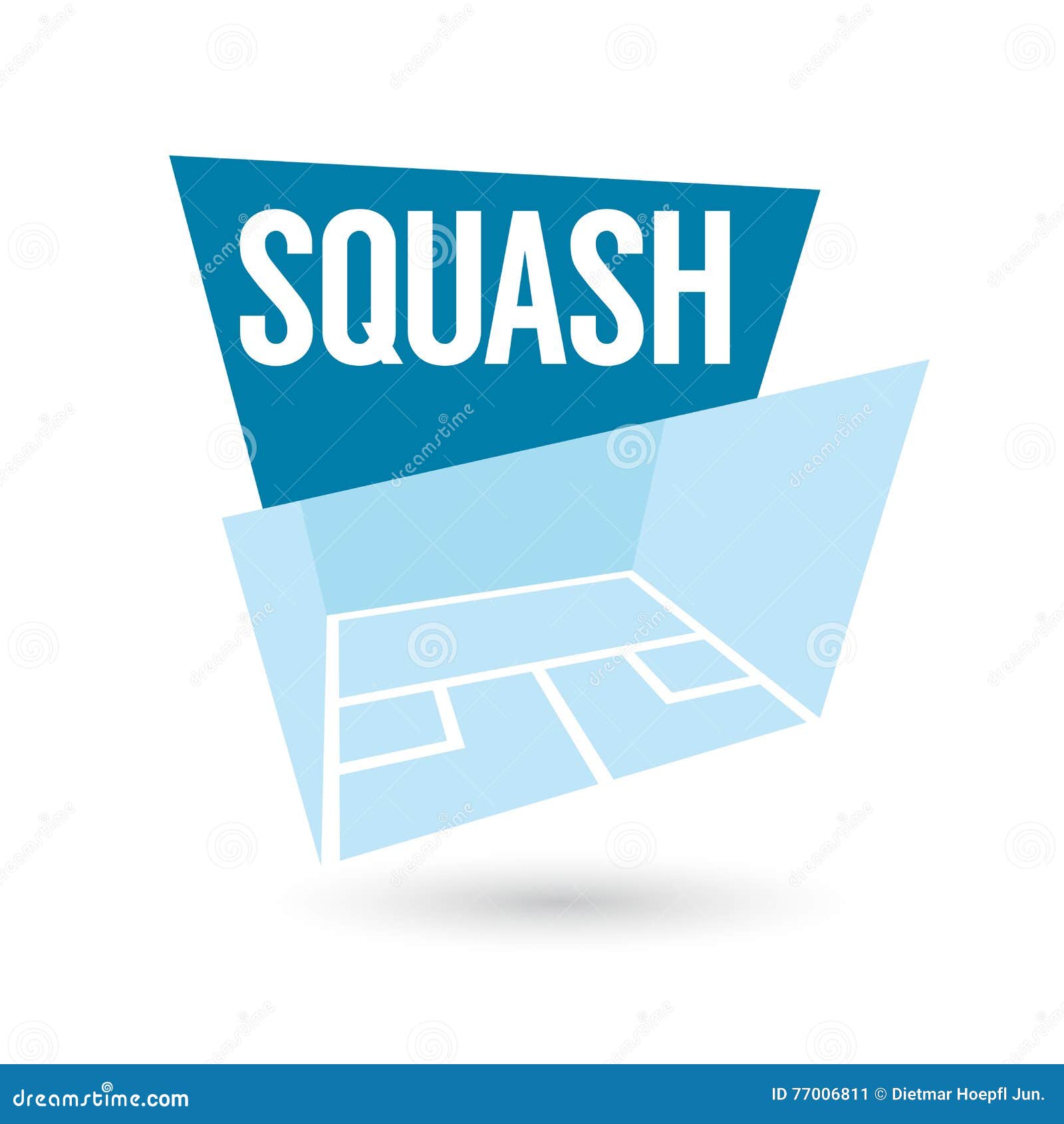 Modern squash sign stock vector. Illustration of stylized - 77006811