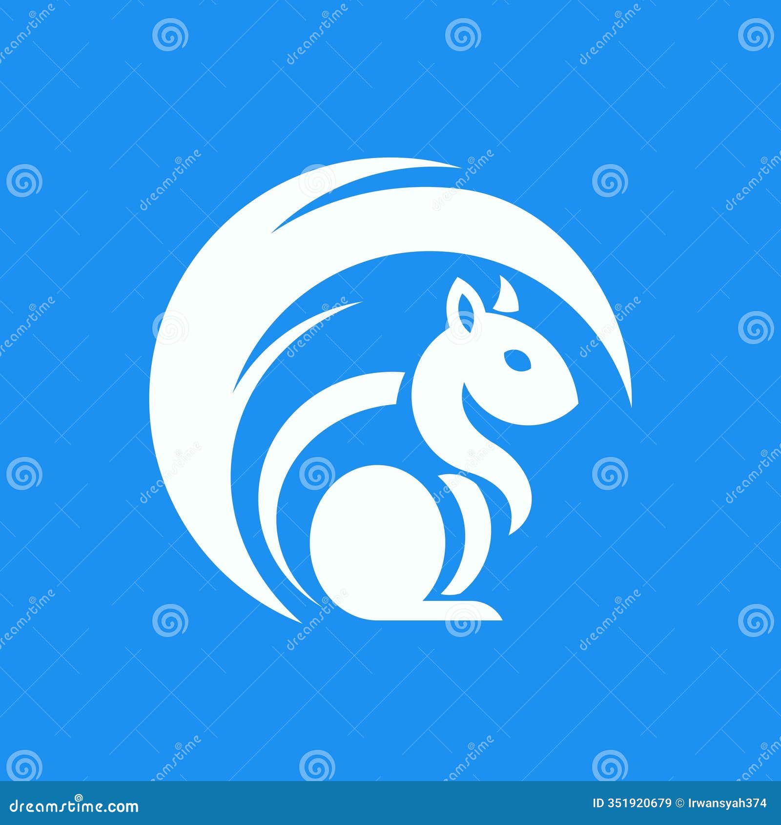Modern Squirrel Logo Design Studio Stock Illustration - Illustration of ...