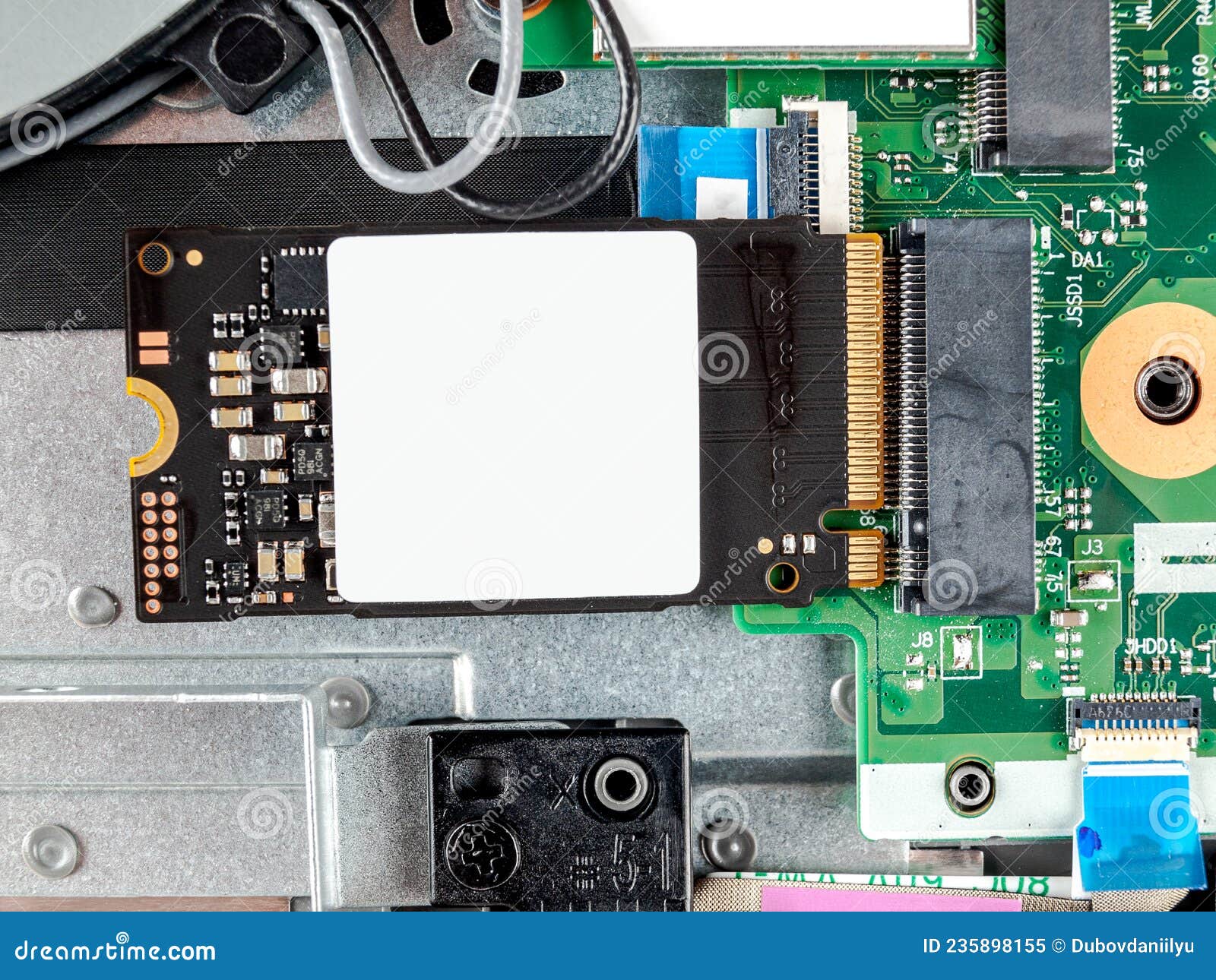 Modern Ssd Data Storage, Nvme Protocol, PCI Express Bus, M2 Storage ...