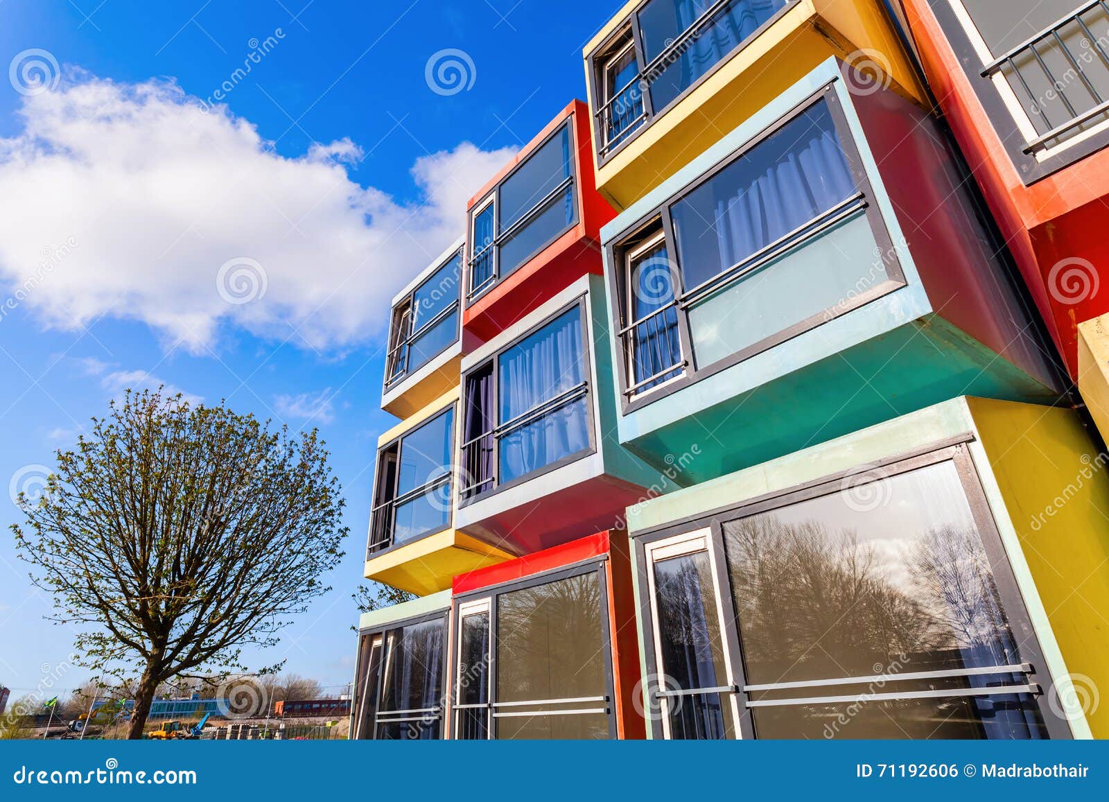 Modern Stackable Student Apartments Called Spaceboxes in Almere ...
