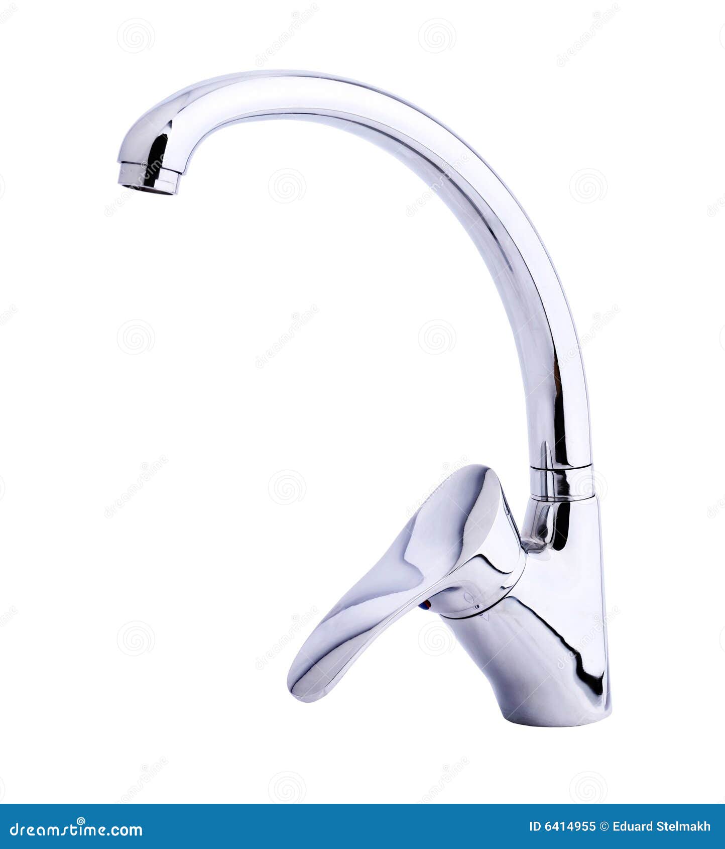 Modern Stainless Steel Tap. Stock Image - Image of flowing, plumbing ...