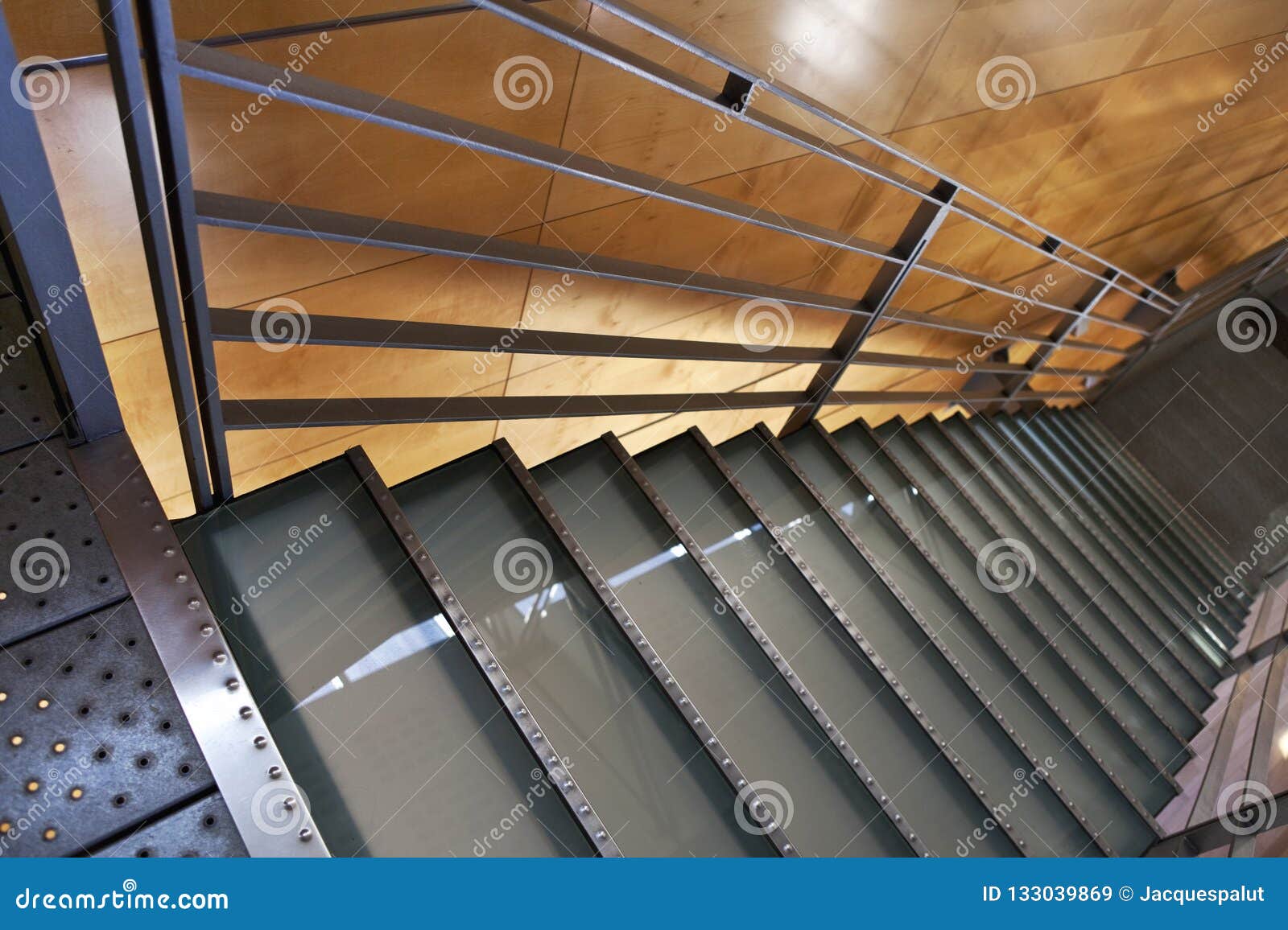 Modern Staircase in a Public Building Stock Image - Image of design ...
