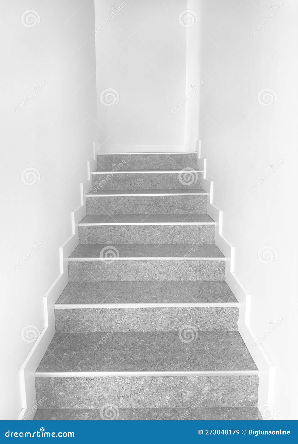 Modern Stairs in Loft Interior. Interior with Stairs Stock Image ...