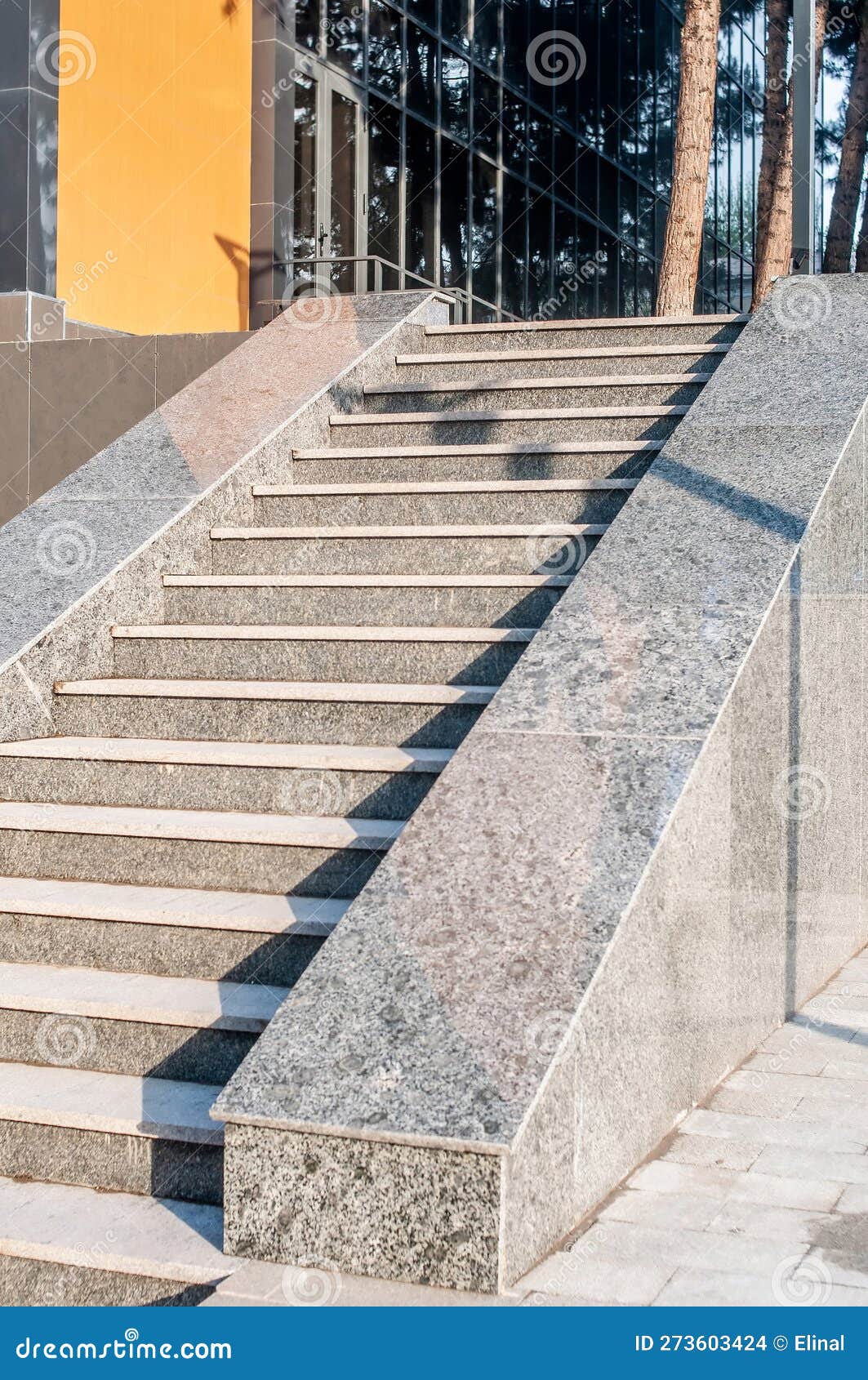 Modern Stairs, Steps, High Tech Building. Stock Photo - Image of ...