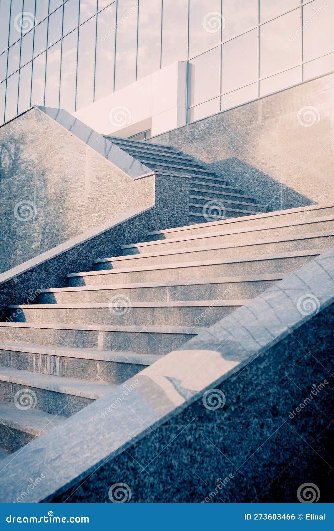 Modern Stairs, Steps, High Tech Building. Stock Photo - Image of ...