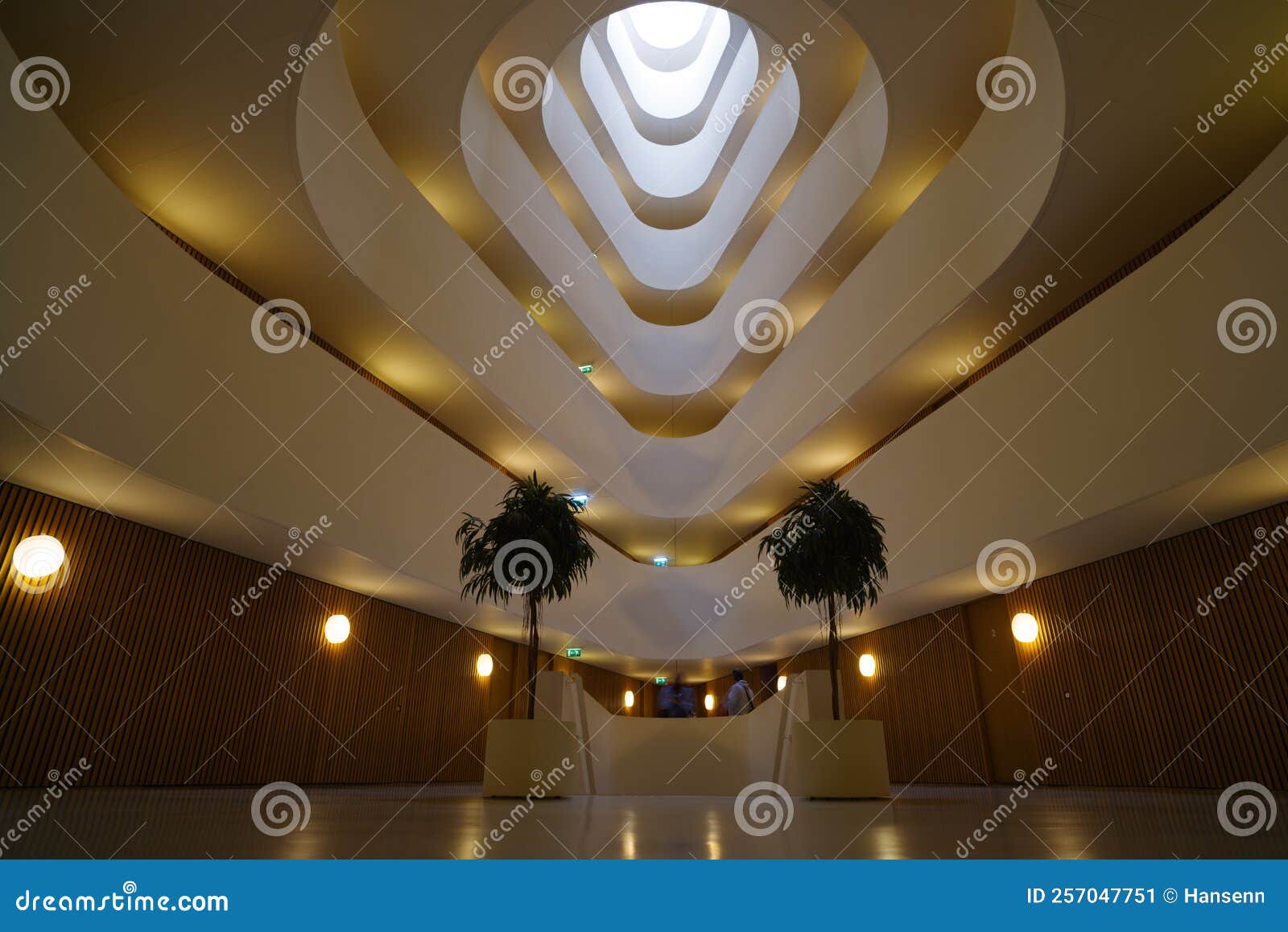 Modern stairwell stock image. Image of netherland, residential - 257047751