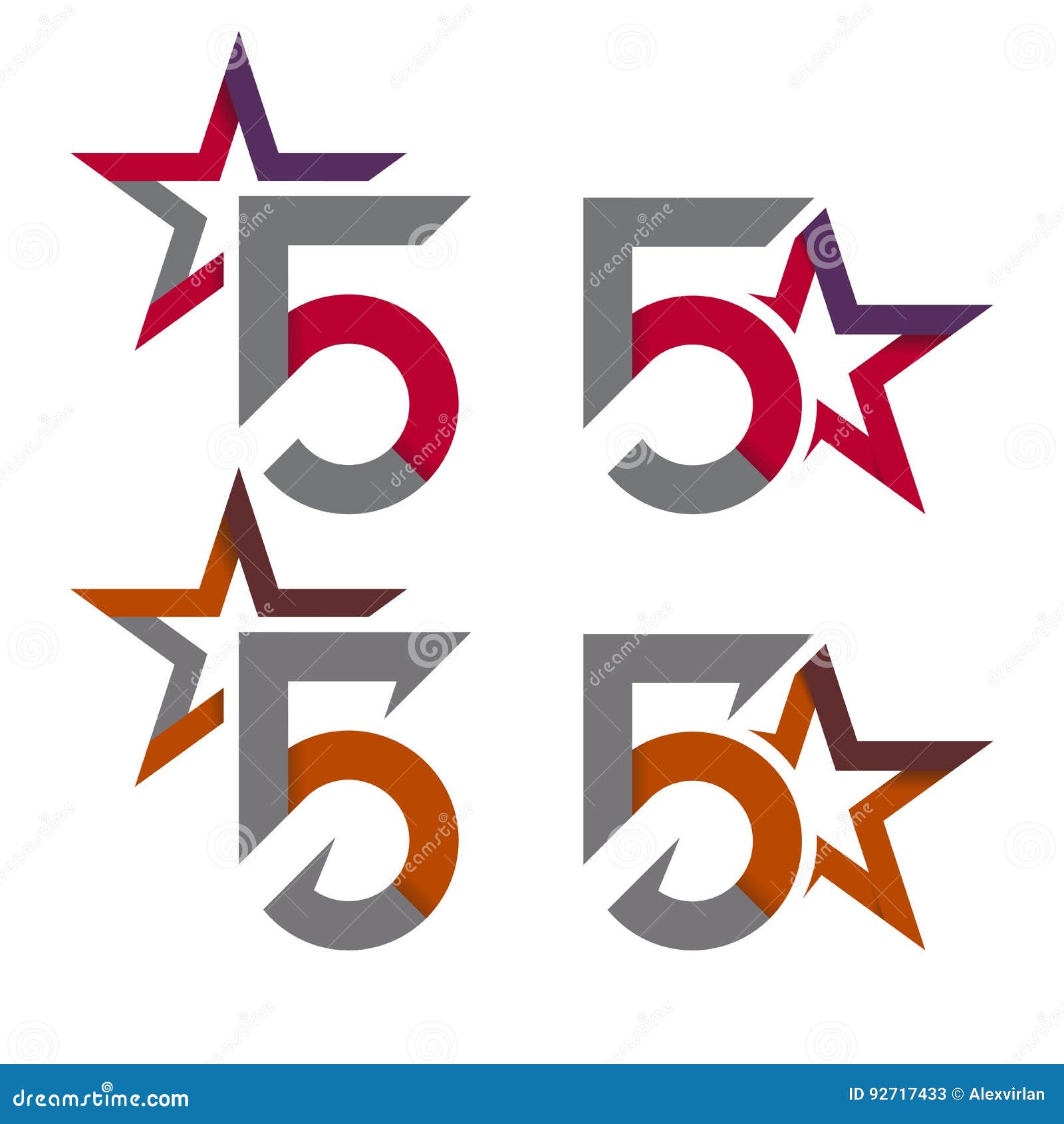 Modern star logo concepts stock vector. Illustration of logo - 92717433