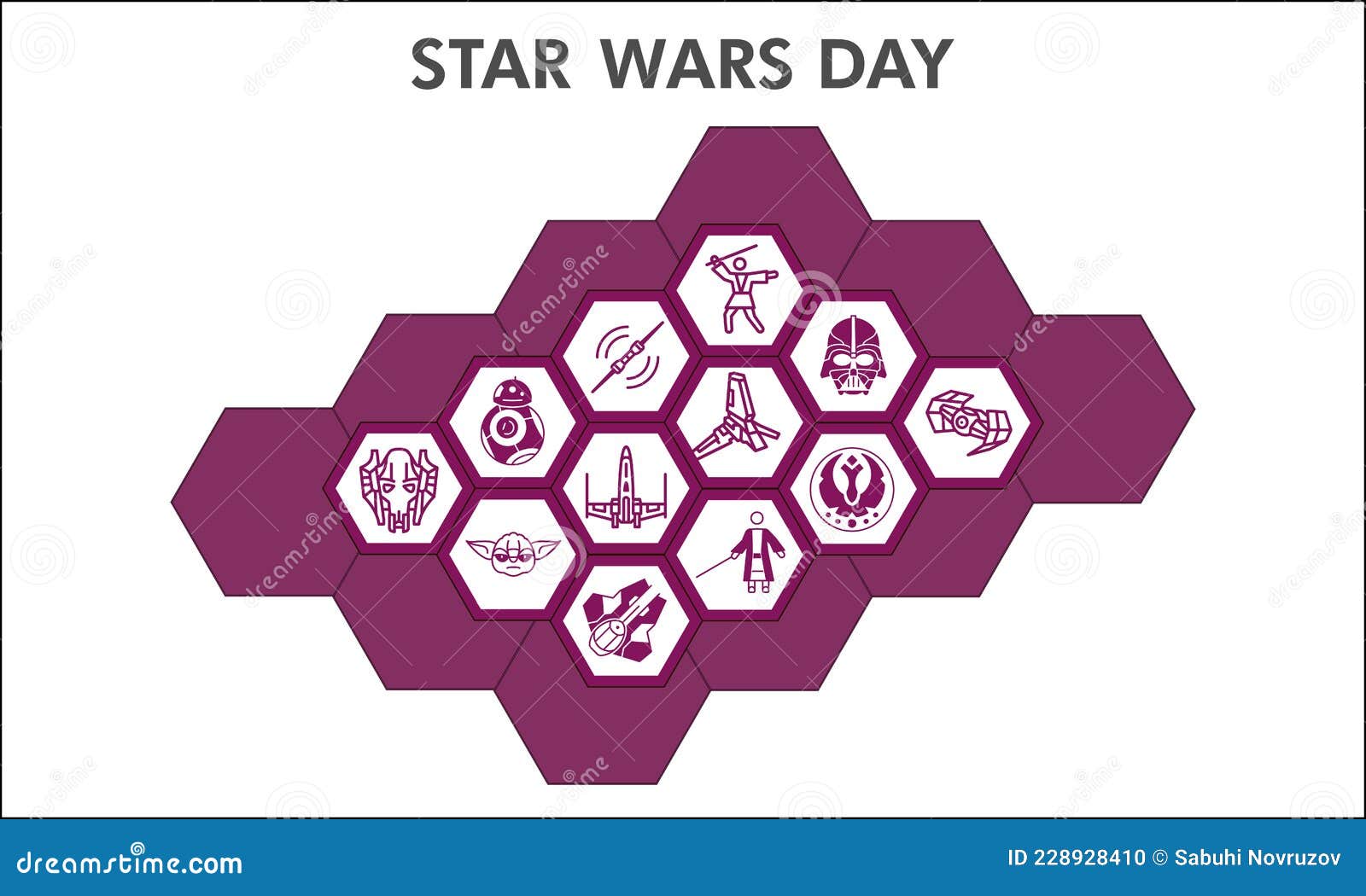 Modern Star Wars Infographic Design Template. Galaxy Fighters ...