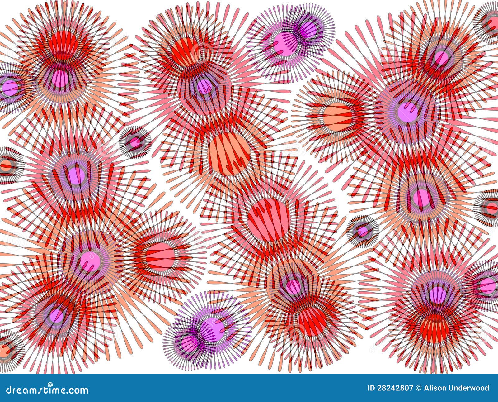 Modern Starry Intricate Abstract Design on White Background Stock ...