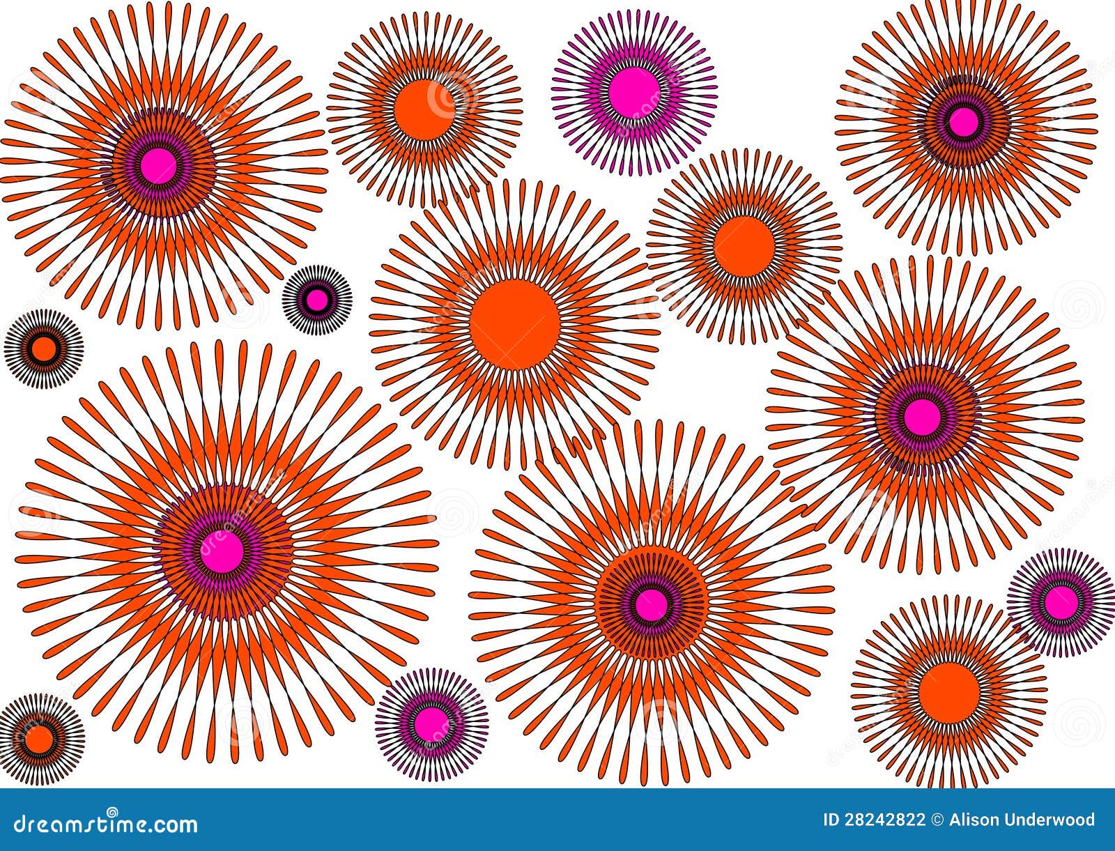 Modern Starry Intricate Abstract Design on White Background Stock ...