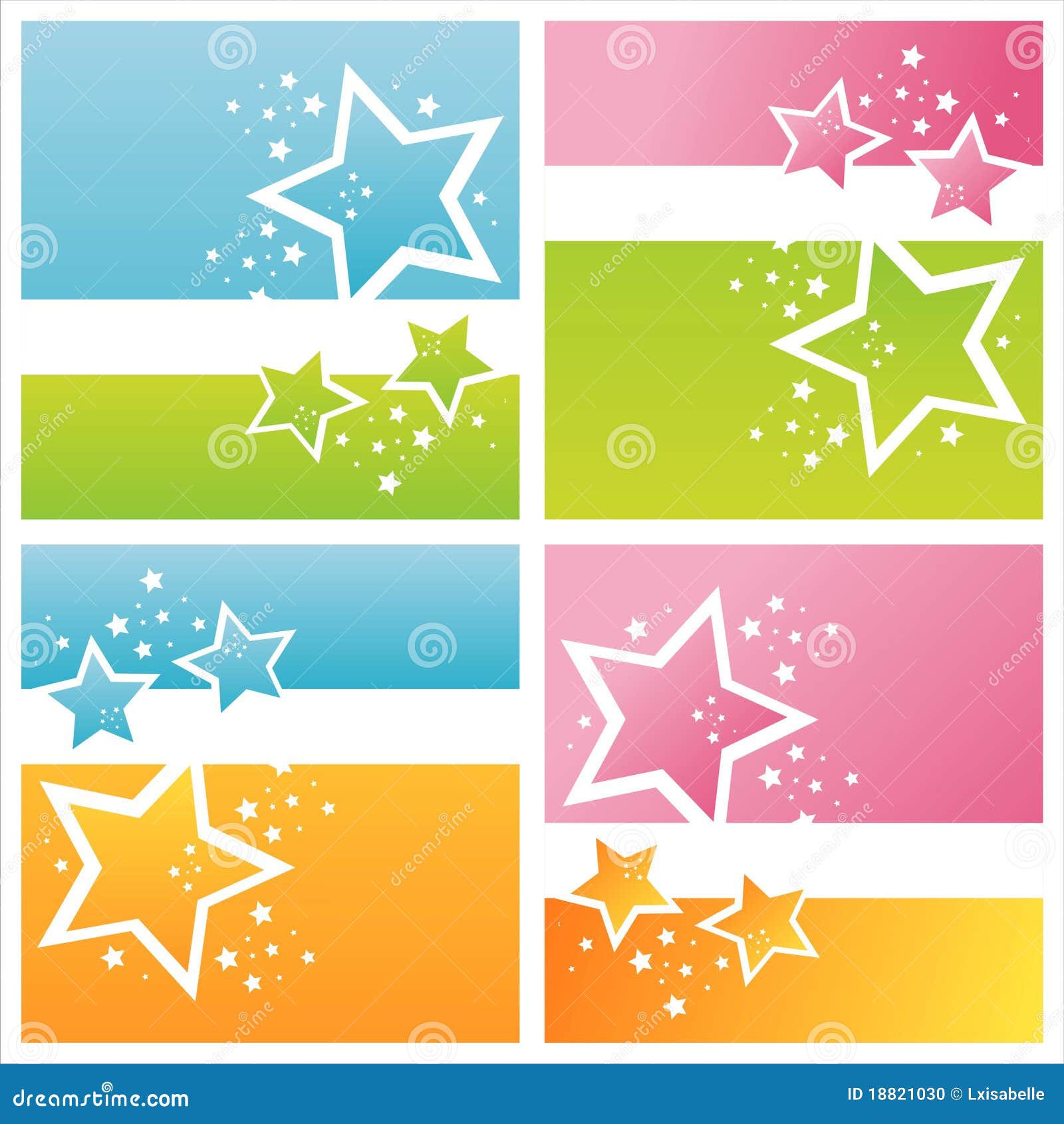 Modern Stars Background Vector Illustration | CartoonDealer.com #18556278