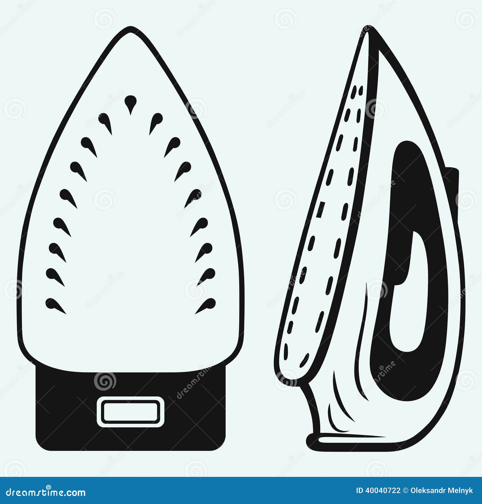 Steam Iron , Hand Draw Sketch Vector. | CartoonDealer.com #106373665
