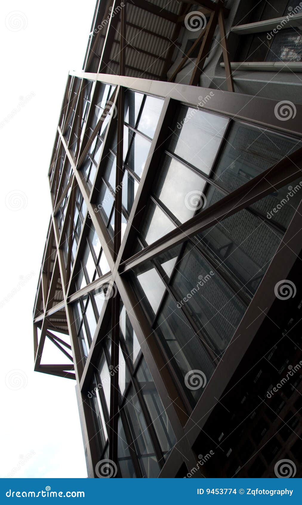 Modern steel architecture stock photo. Image of angle - 9453774