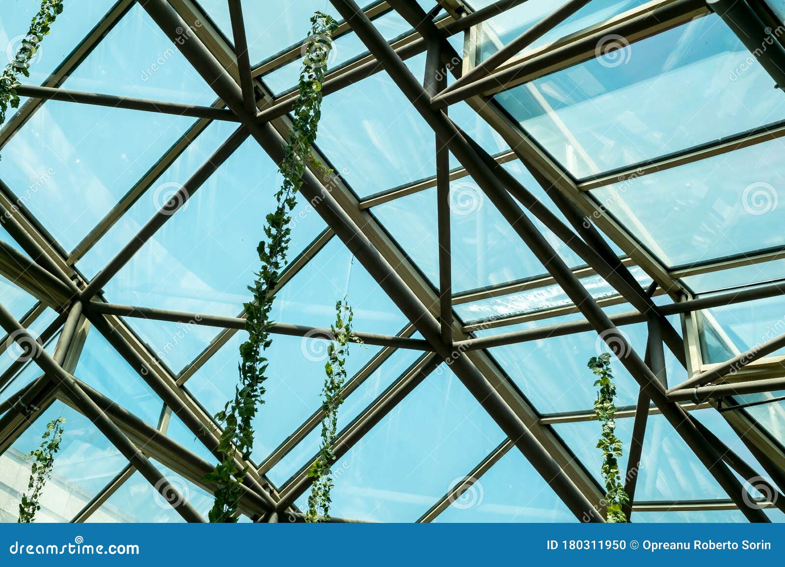 Modern Steel and Glass Structure Stock Photo - Image of design, finance ...