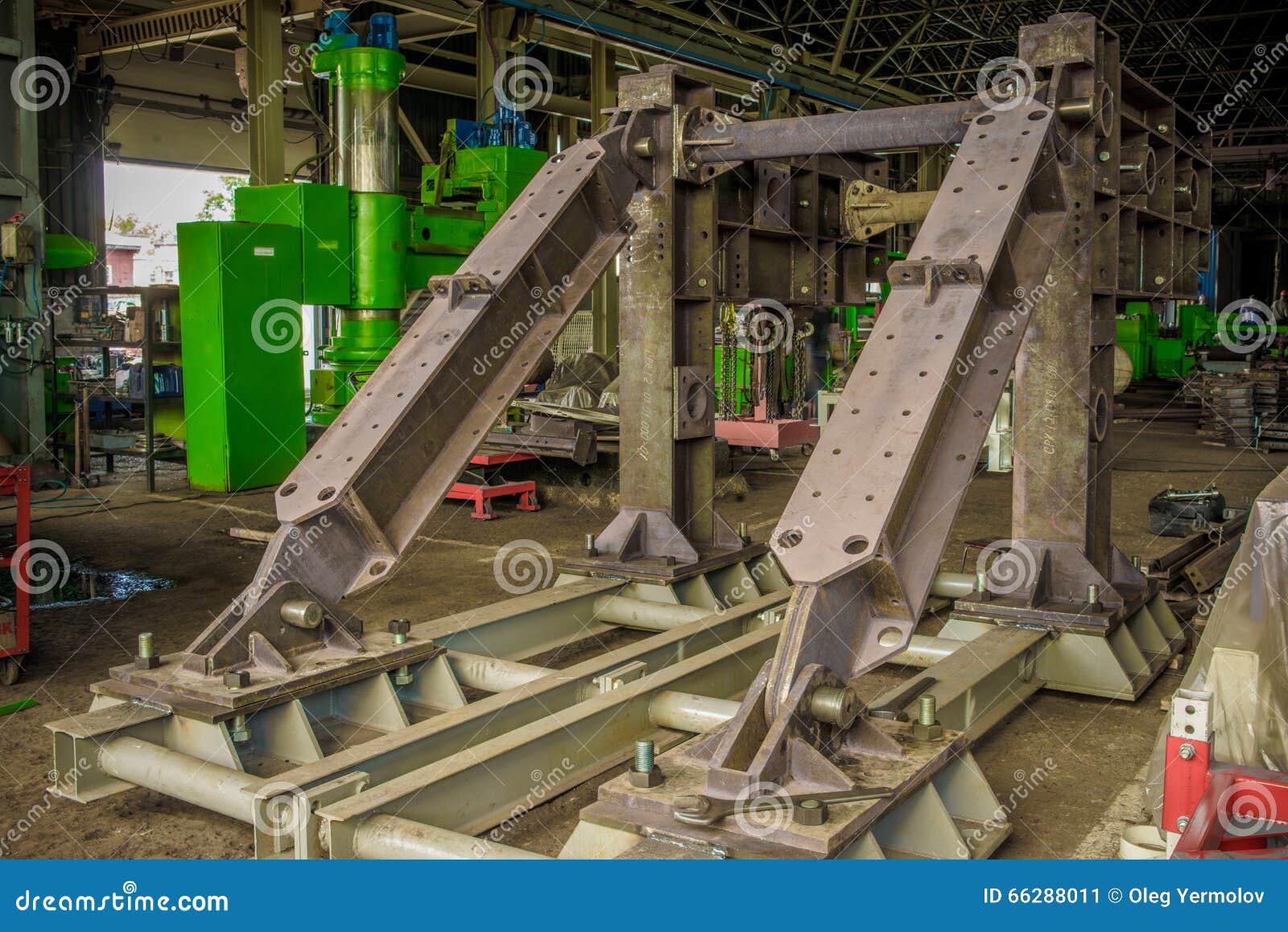 Modern steel production stock image. Image of contemporary - 66288011