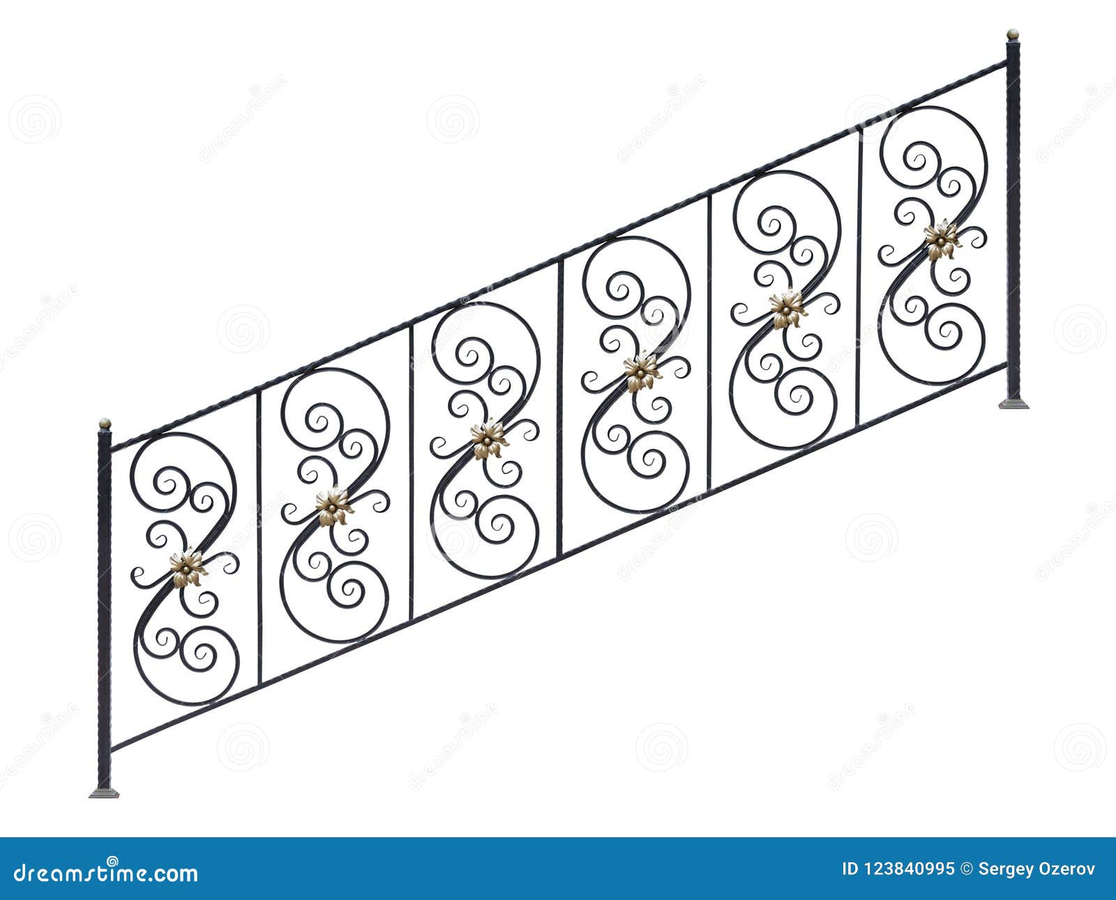 Modern Steel Railing Staircase Steps. Stock Image - Image of barrier ...
