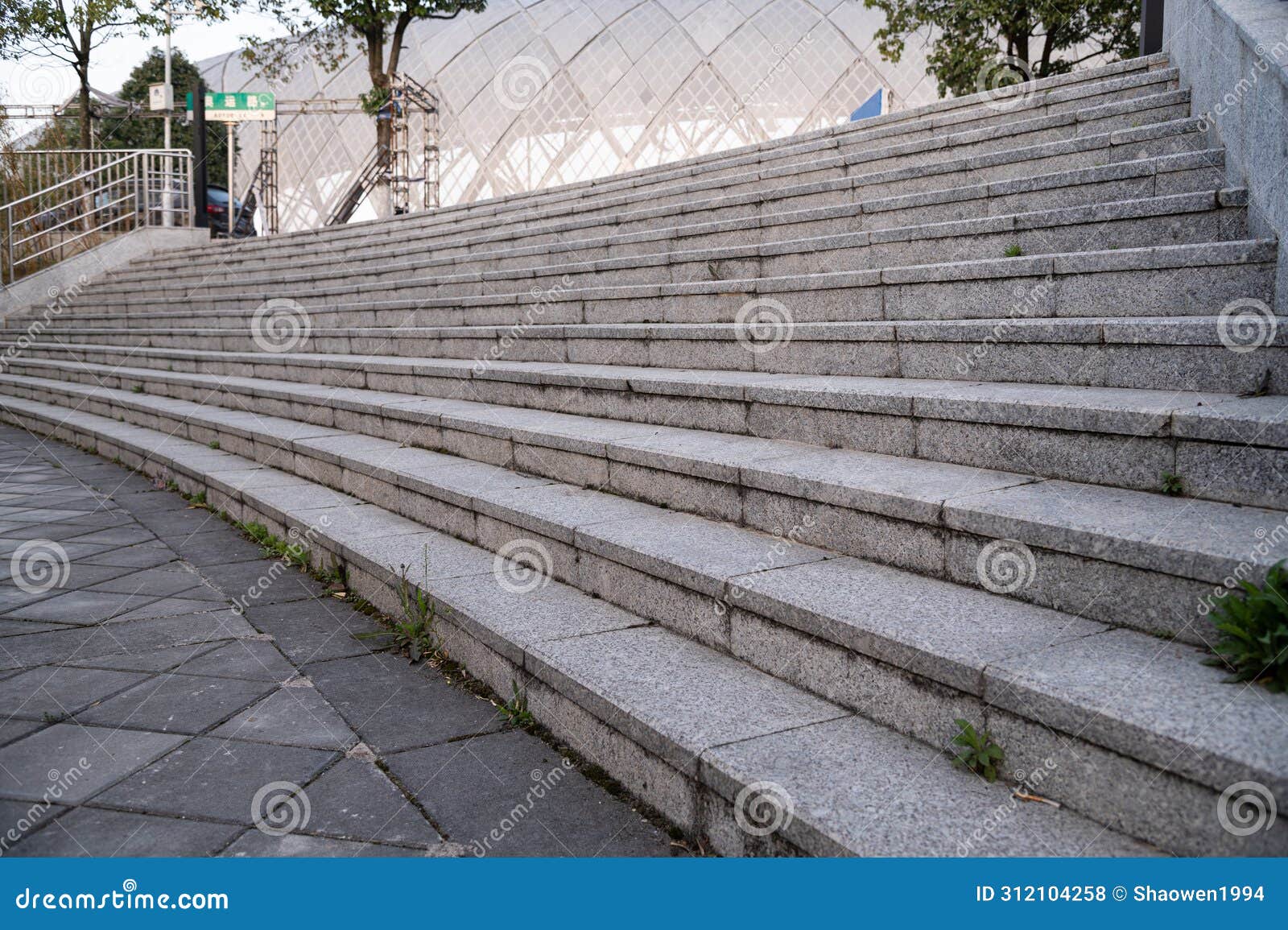 Modern Step Stairs.Architecture Stock Photo - Image of trails, rock ...