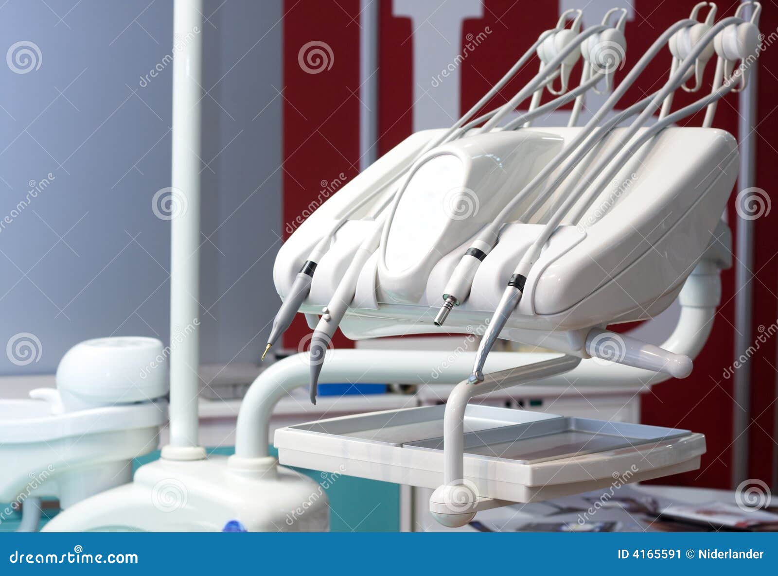 Modern Stomatological Device Stock Image - Image of cabinet, dental ...