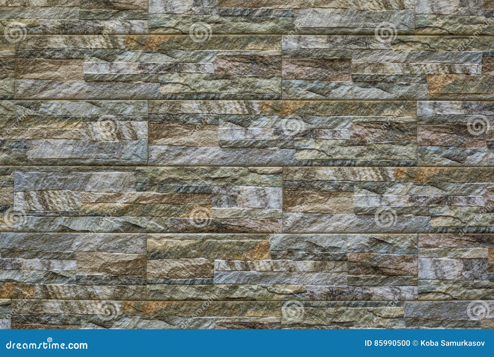 Modern Stone Brick Wall Background. Stone Texture Stock Photo - Image ...