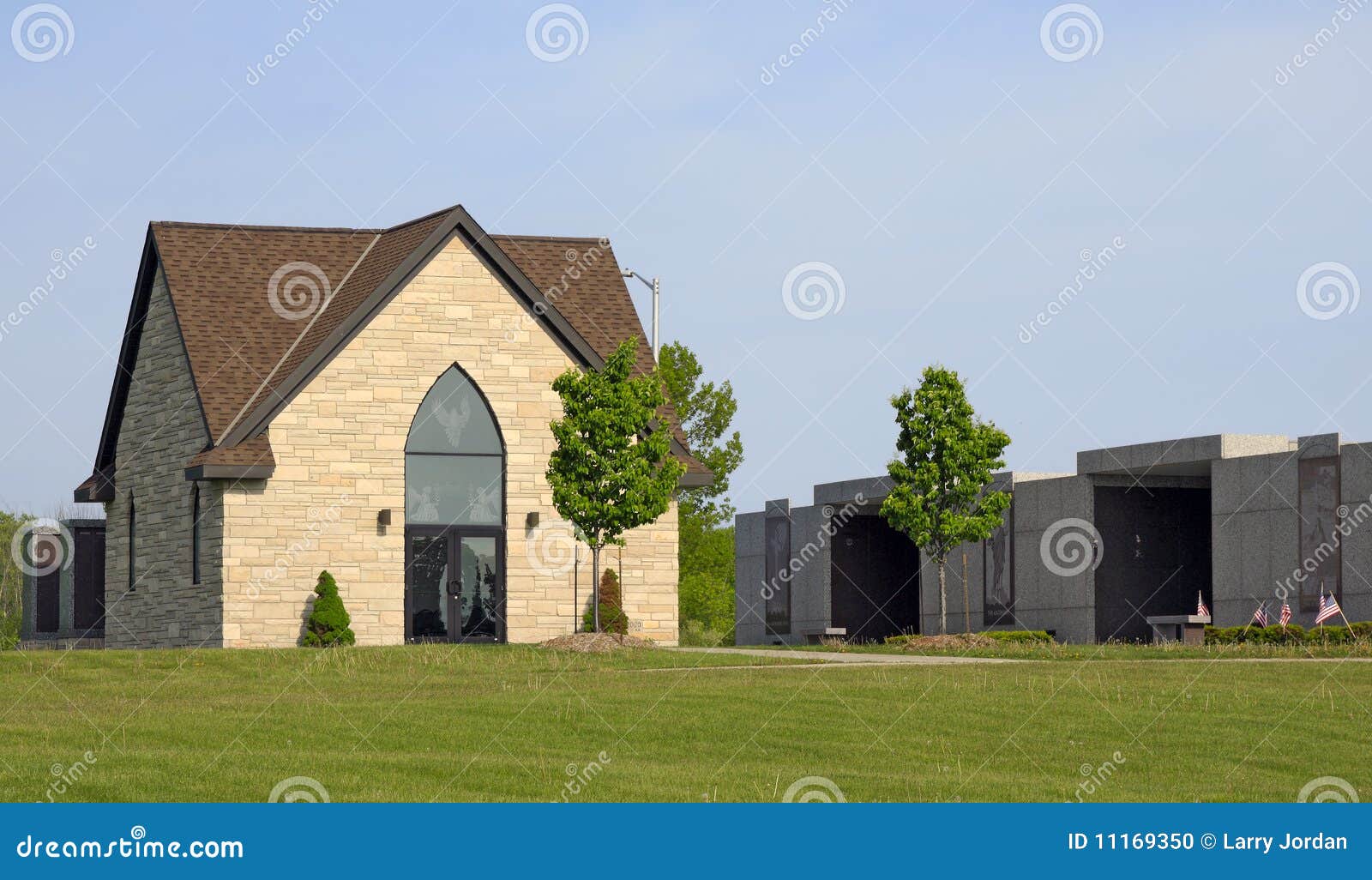 Modern Stone Mausoleum stock photo. Image of memory, monument - 11169350
