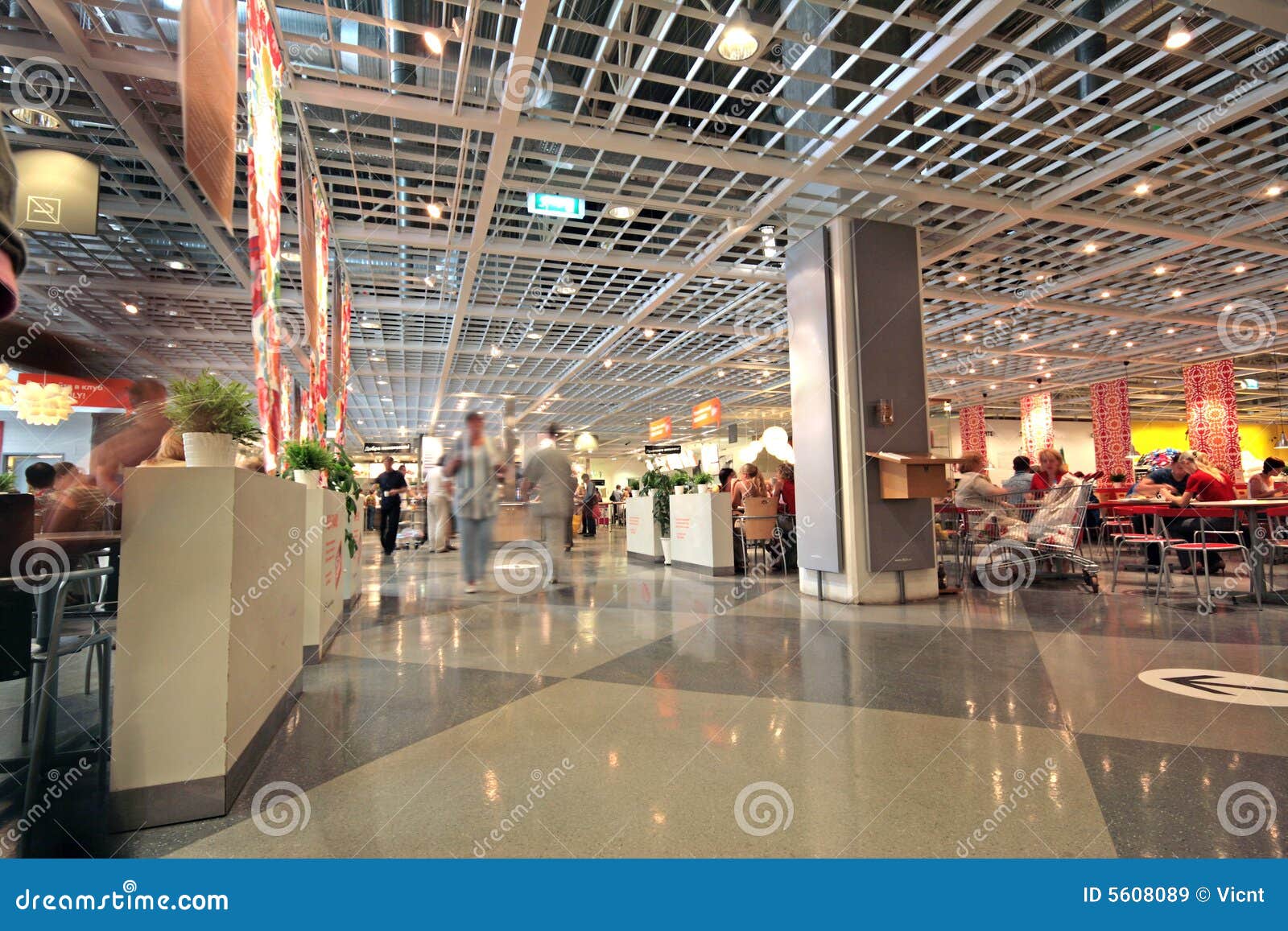 Modern Store Centre Interior Stock Image - Image of work, sales: 5608089