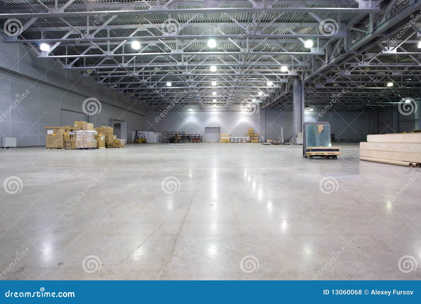 Modern storehouse stock photo. Image of storage, business - 13060068