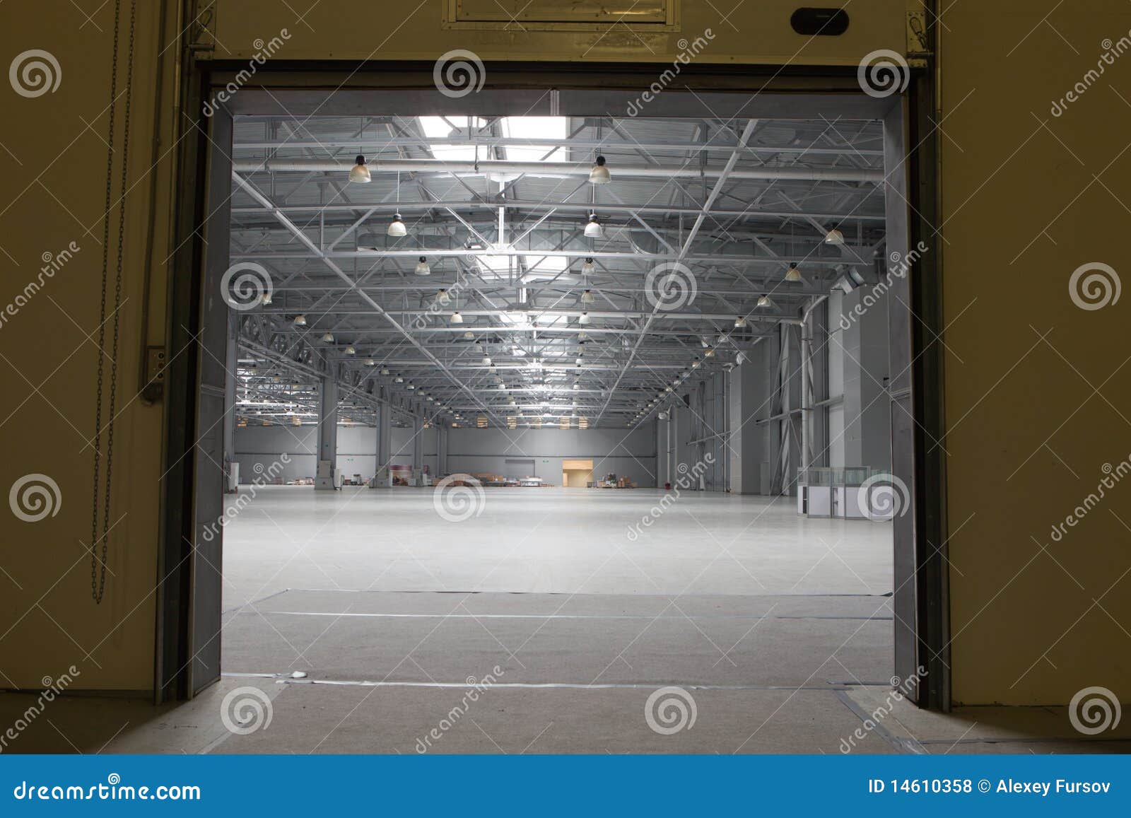 Modern storehouse stock photo. Image of construction - 14610358