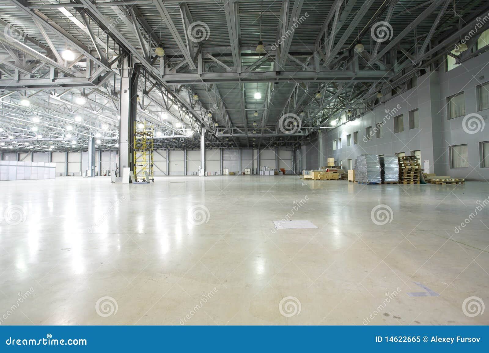 Modern storehouse stock image. Image of empty, goods - 14622665