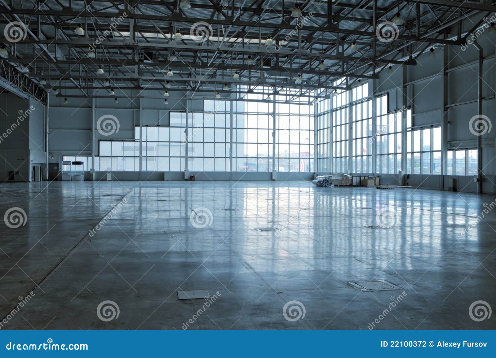 Modern storehouse stock photo. Image of light, inside - 22100372