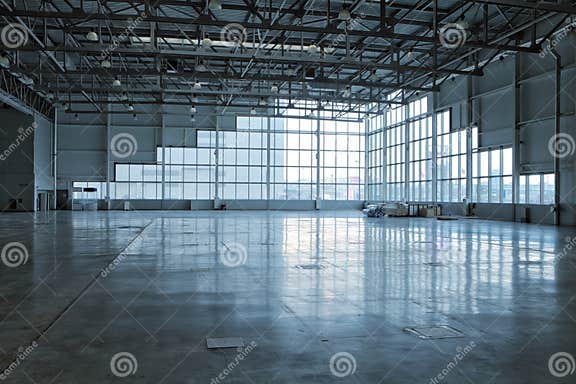 Modern storehouse stock photo. Image of light, inside - 22100372