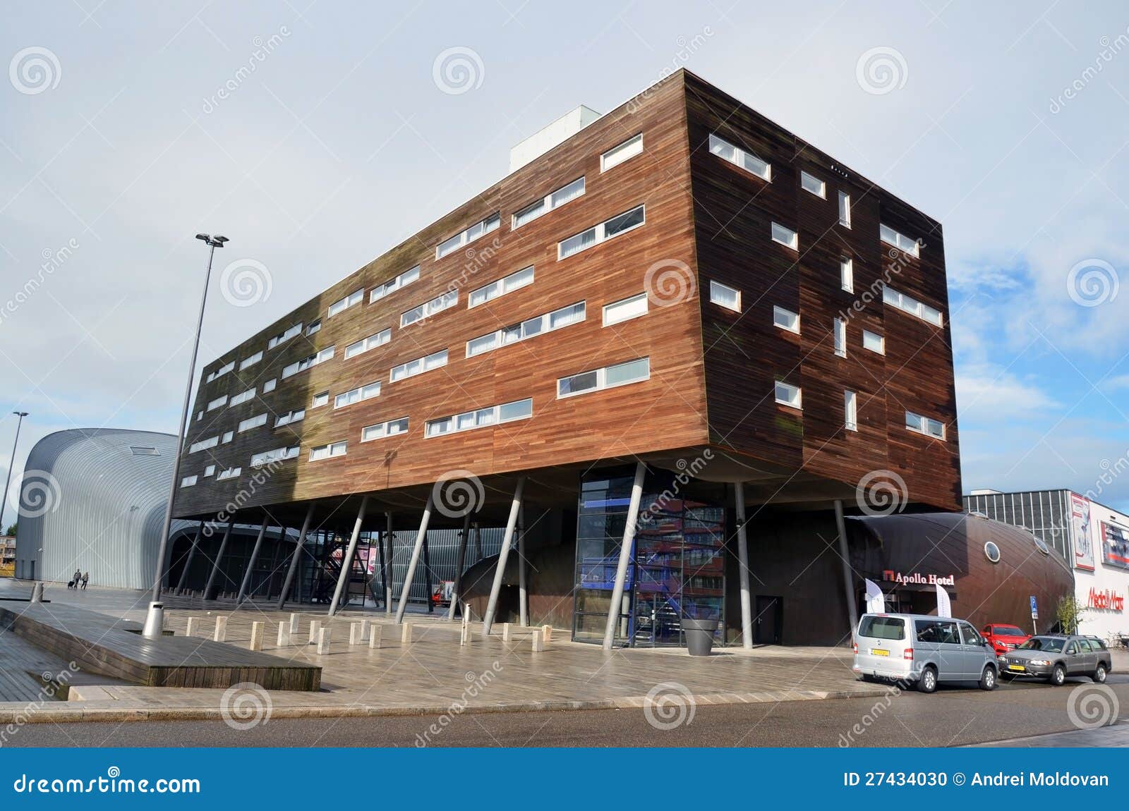 Modern Street Corner in Almere, Holland Editorial Image - Image of ...