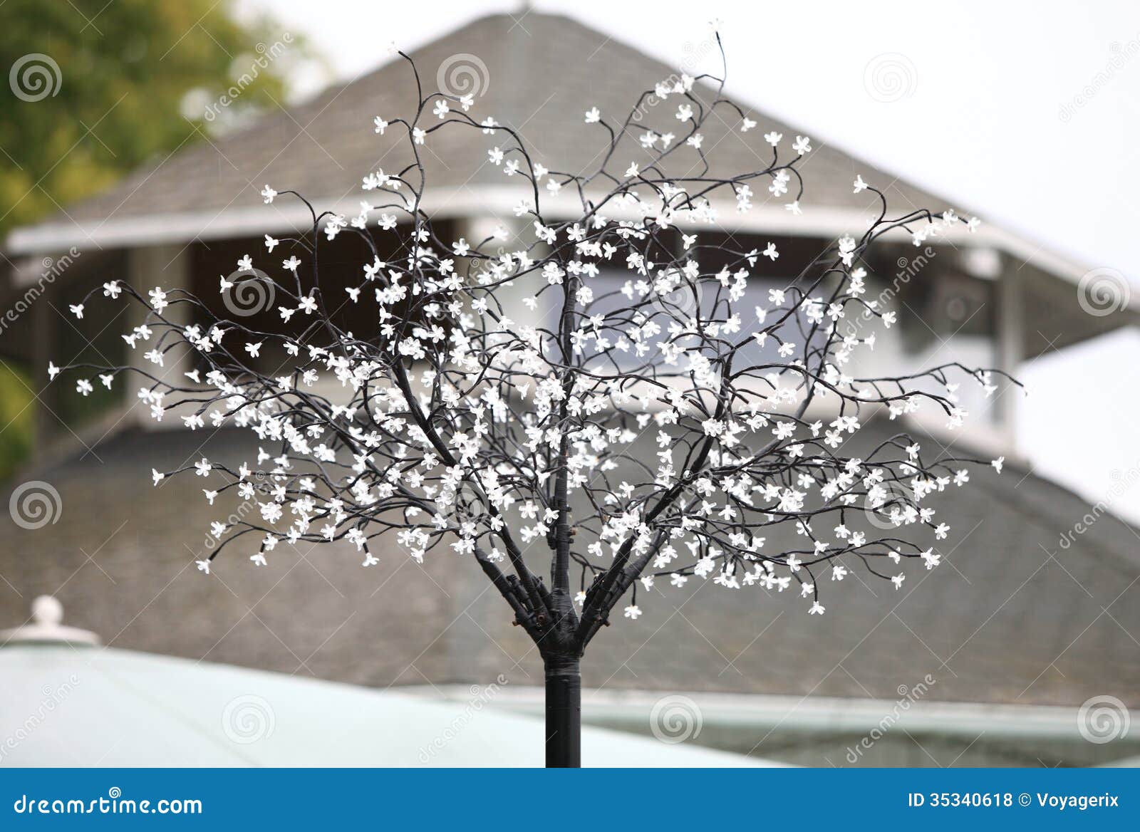 The Modern Street Light. Led Tree Lighting Decoration. Stock Photo ...