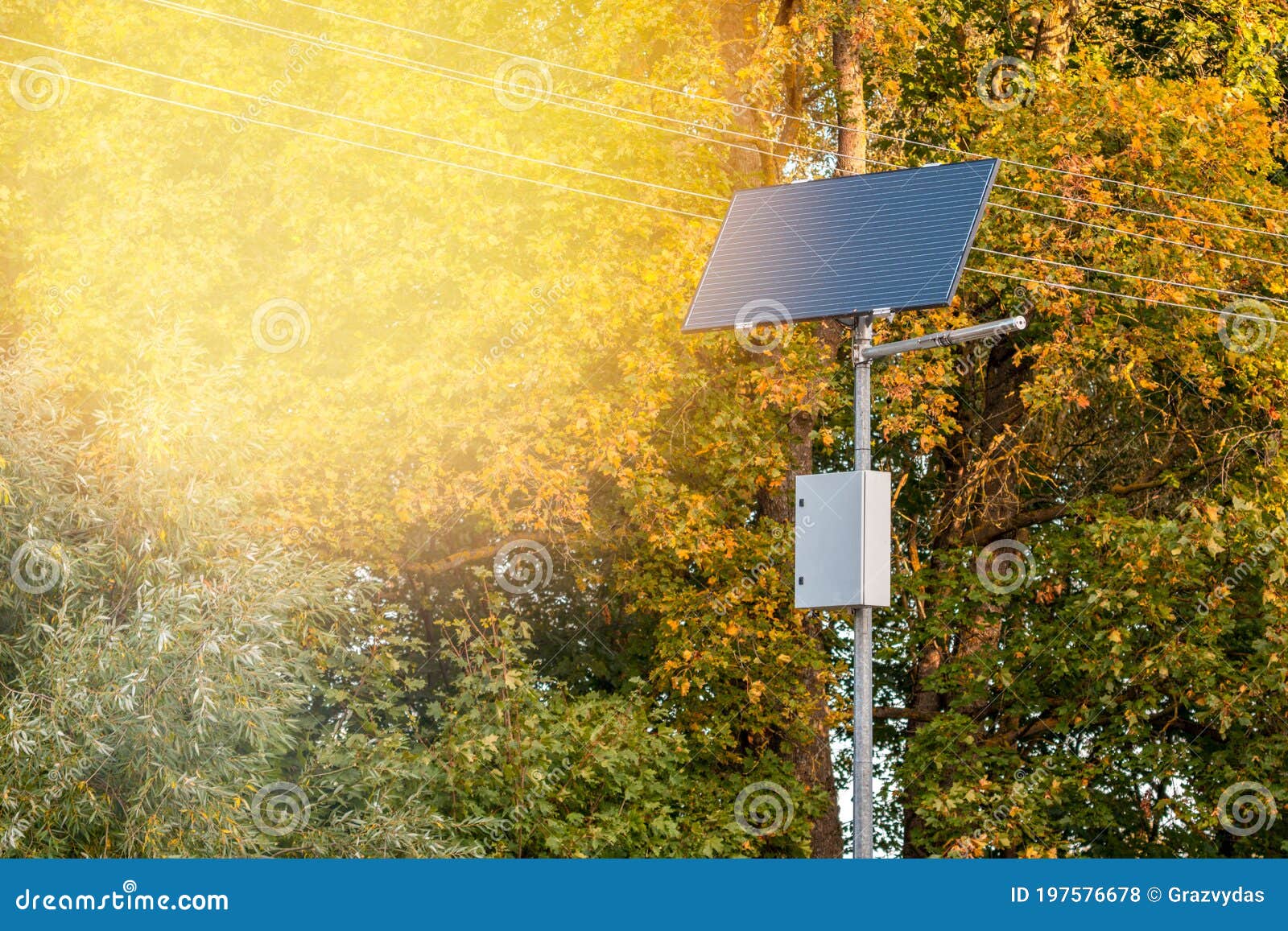 Modern Street Lighting Pole Stock Photo - Image of power, industry ...