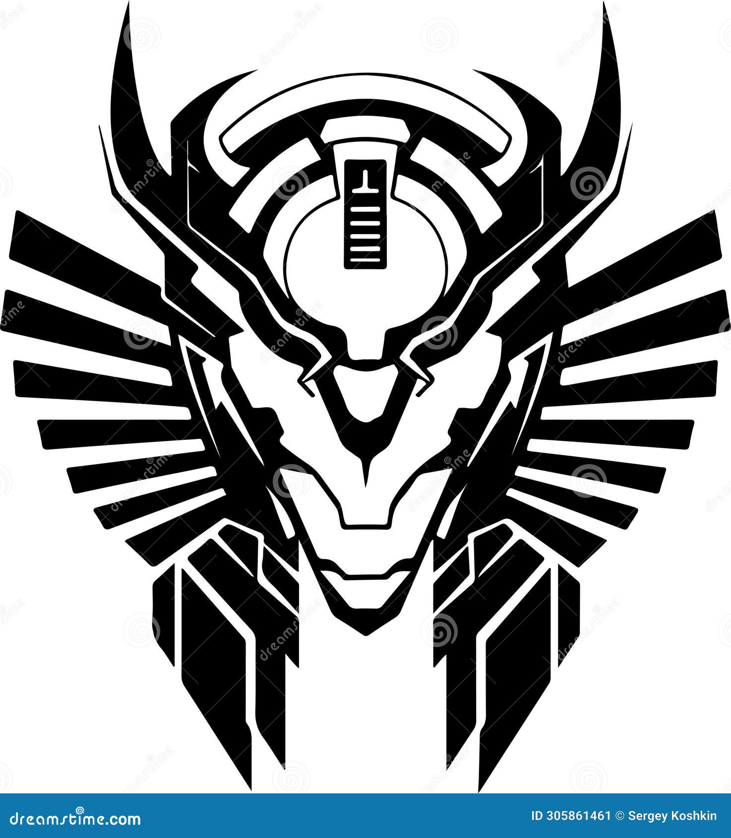 Modern Strict Logo Template of Abstract Hawk, Eagle Shape with Wings ...