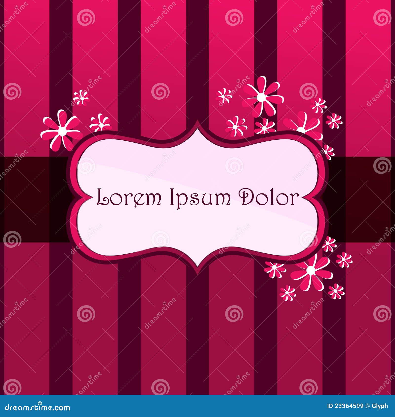 Modern, Striped Label Illustration Stock Vector - Illustration of coat ...