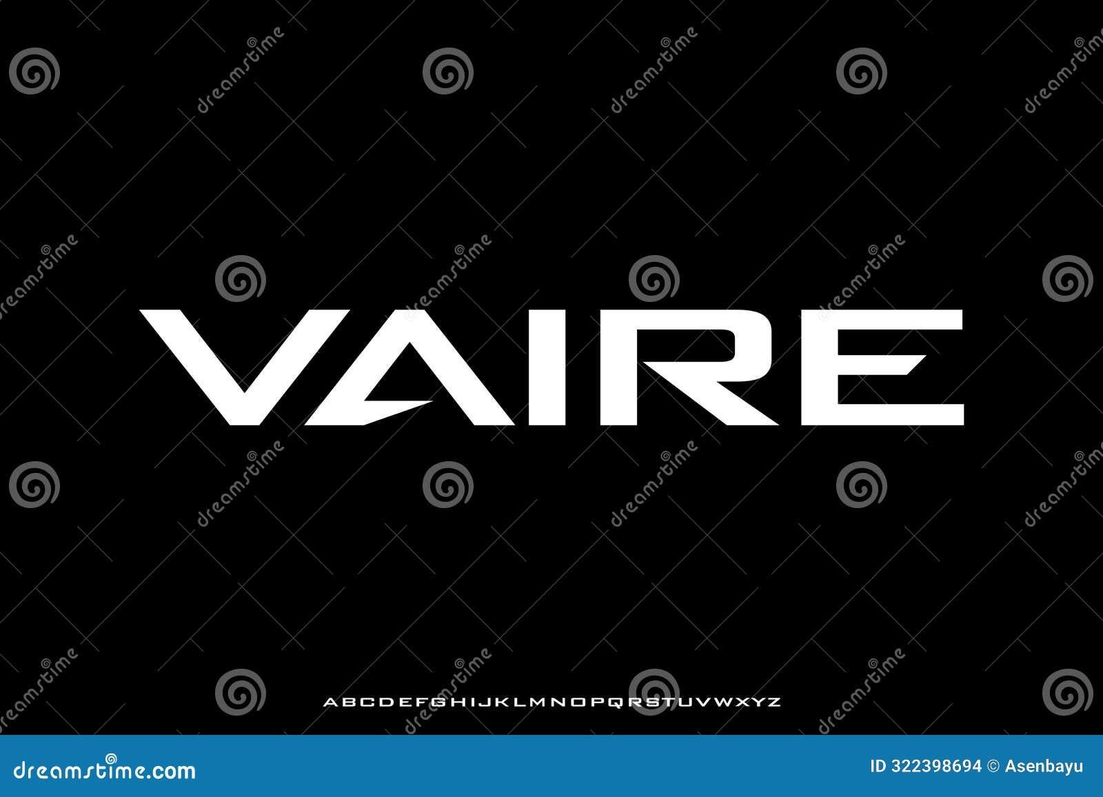 Modern Strong Alphabet Display Font Vector. Futuristic Technology ...